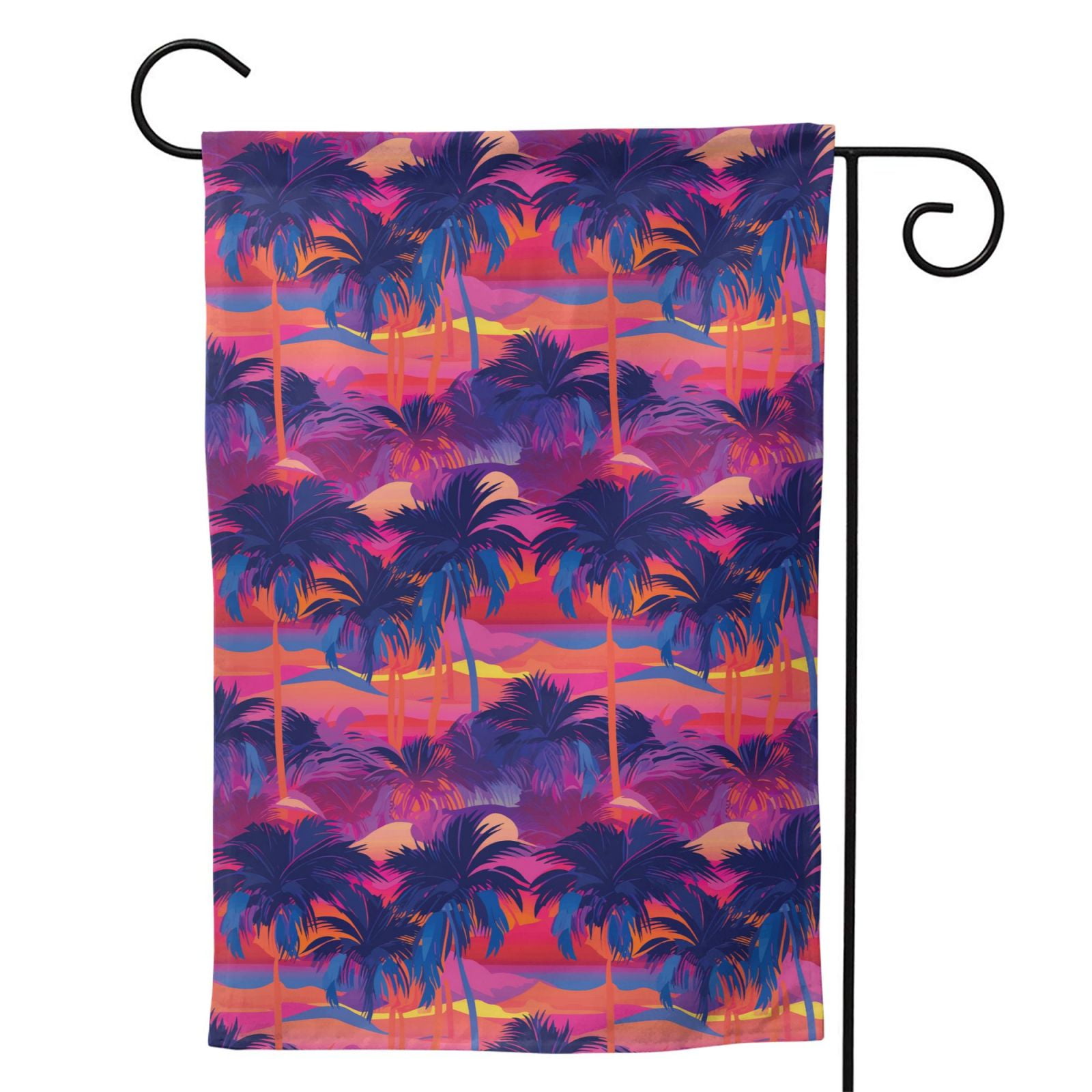 Sigee Retro Palms for Live Happy Decorative Small Garden Flag,Double ...