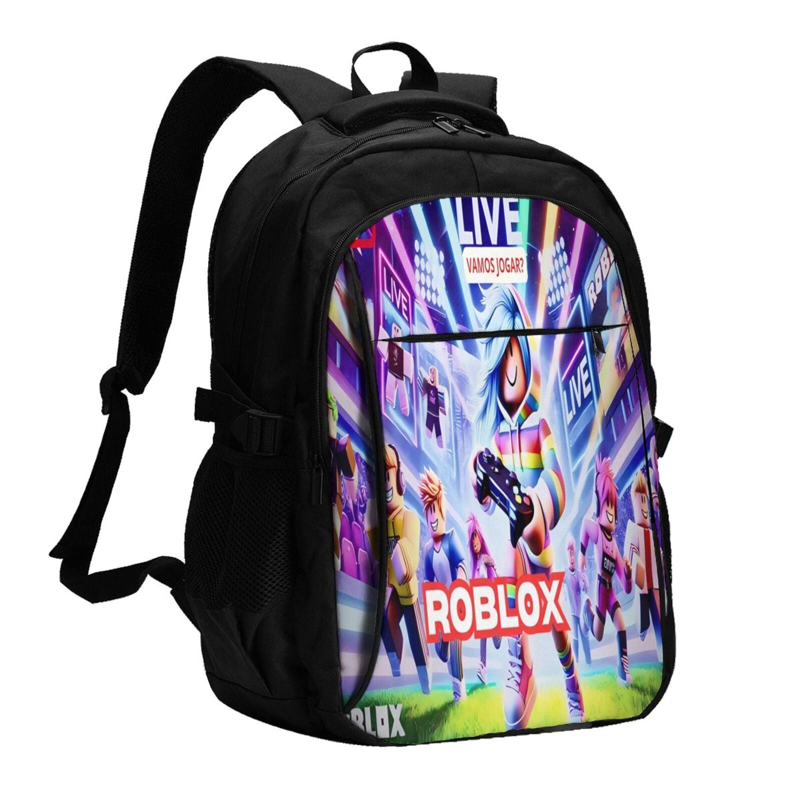 Sigee Roblox (45) for USB Charging Laptop Backpack, Casual College Bag ...