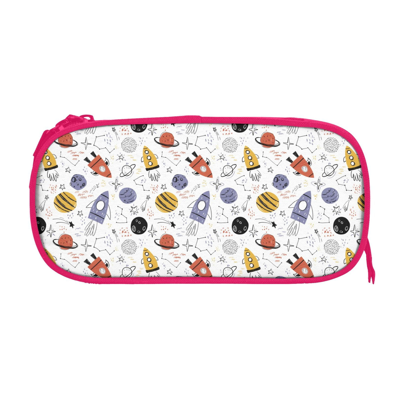 Sigee Rocket Planets for Portable Pencil Pouch with Zipper for Students ...