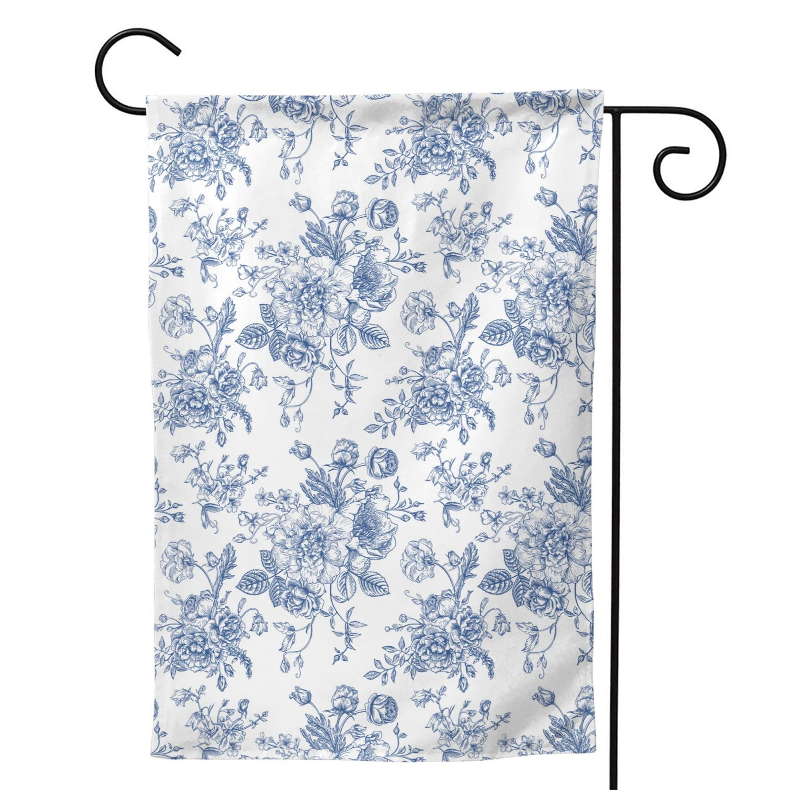 Sigee Rose Flowers for Live Happy Decorative Small Garden Flag,Double ...