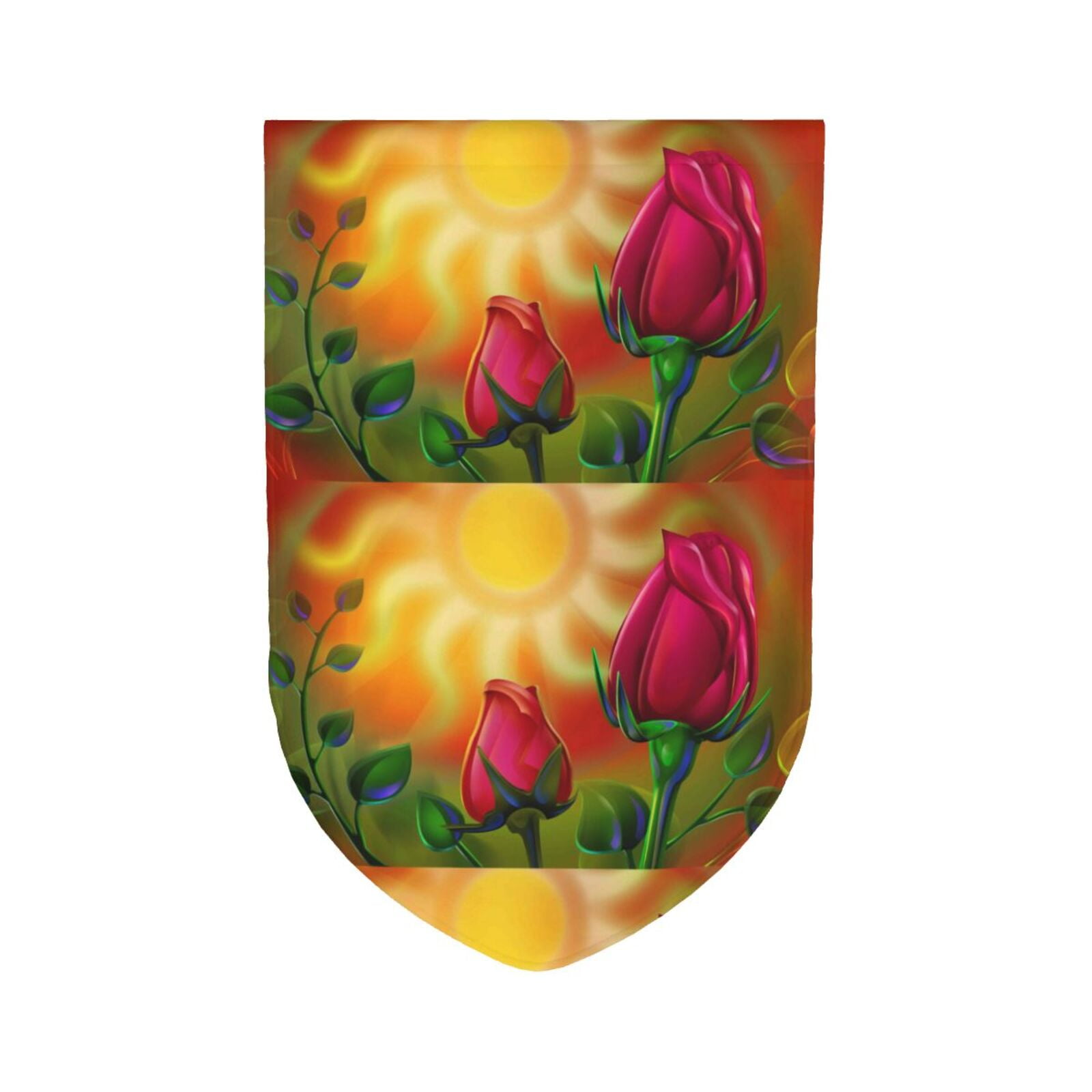 Sigee Rose Psychedelic Printed Flag12.5 * 18in Outdoor Yard Flags For ...