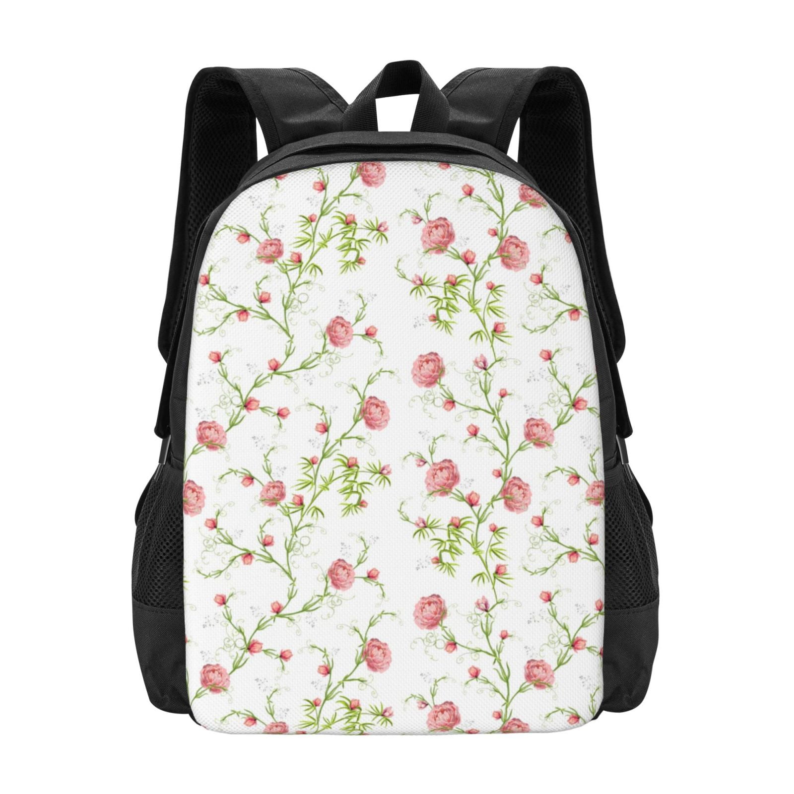 Sigee Roses Flowers for Simple large capacity backpack Travel Laptop ...