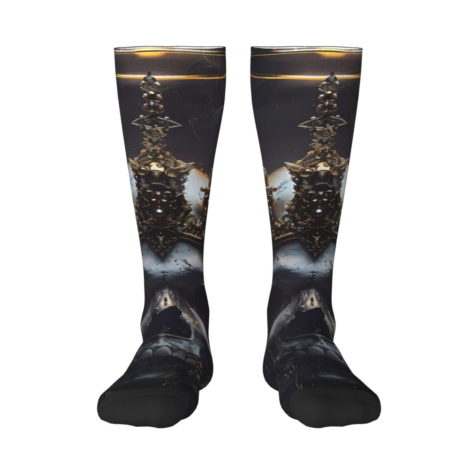 Sigee Royal Skull With Golden Crown for Socks for Men Women Socks ...