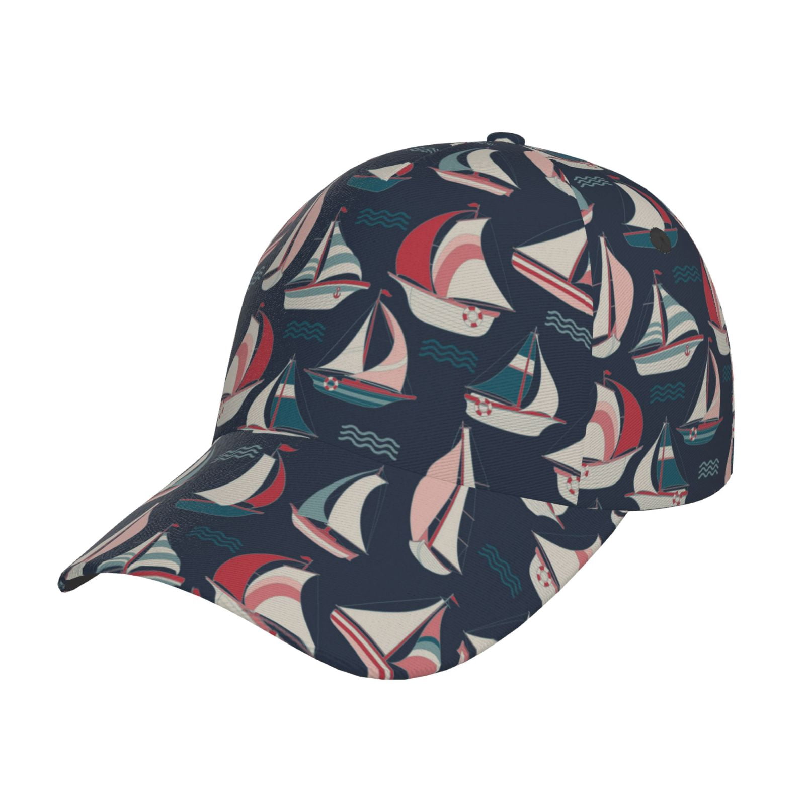 Sigee Sailboat And Wave for Fashionable curved brim baseball cap for ...