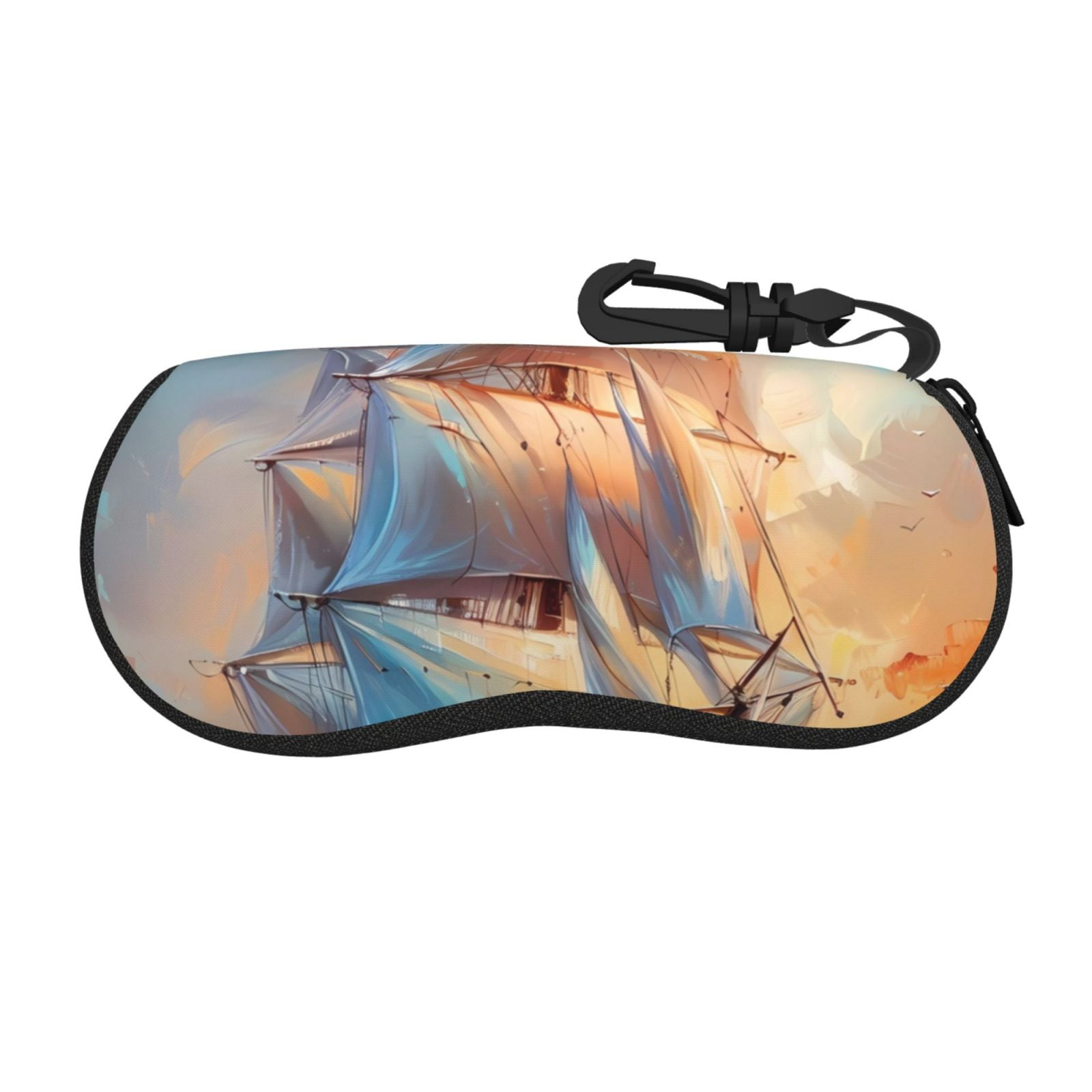 Sigee Sailing Ship Ocean Sunset for Soft Eyeglass Cases for Women and ...