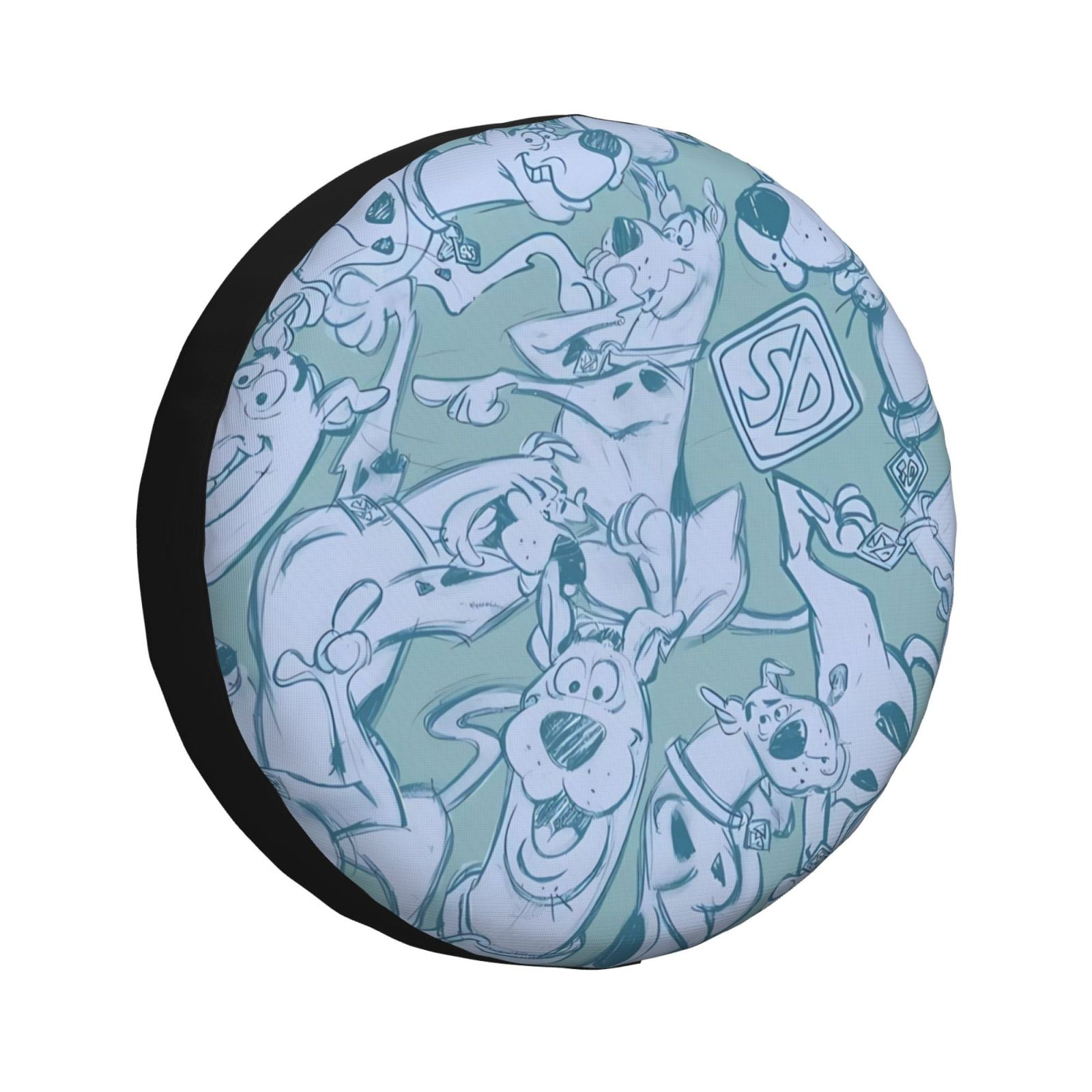 Sigee Scooby-Doo Ai for Tire Cover Wheel cover for Jeep Trailer RV SUV ...