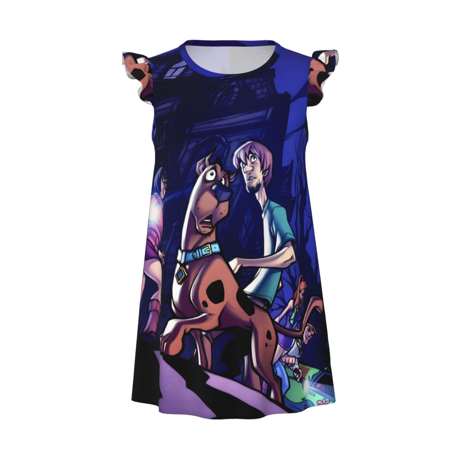 Sigee Scooby-Doo Ao for Girls Sleepwear, Night Sleep Dress Pajamas ...
