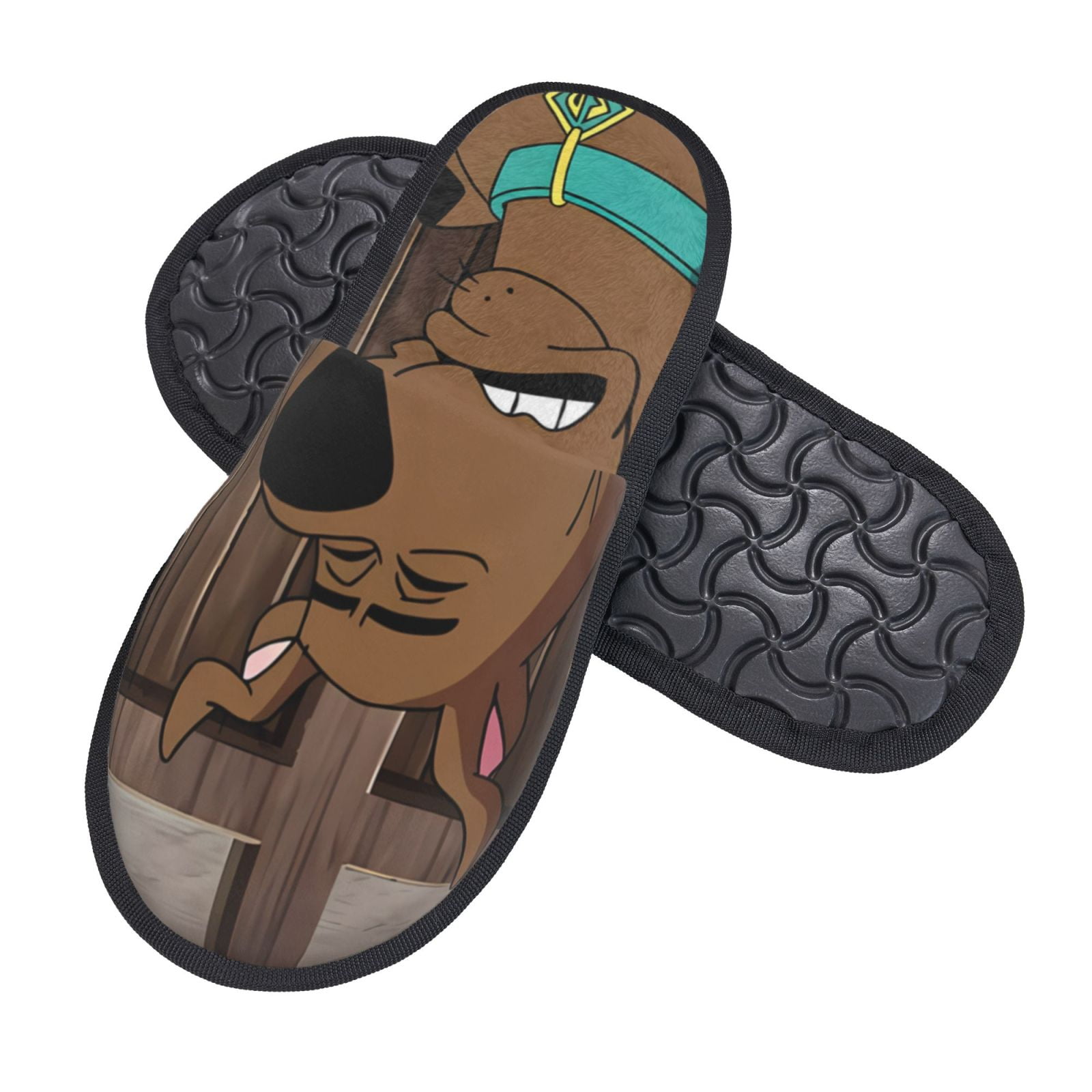 Sigee Scooby-Doo Ar for Cozy Furry Slippers Super Soft Indoor and ...