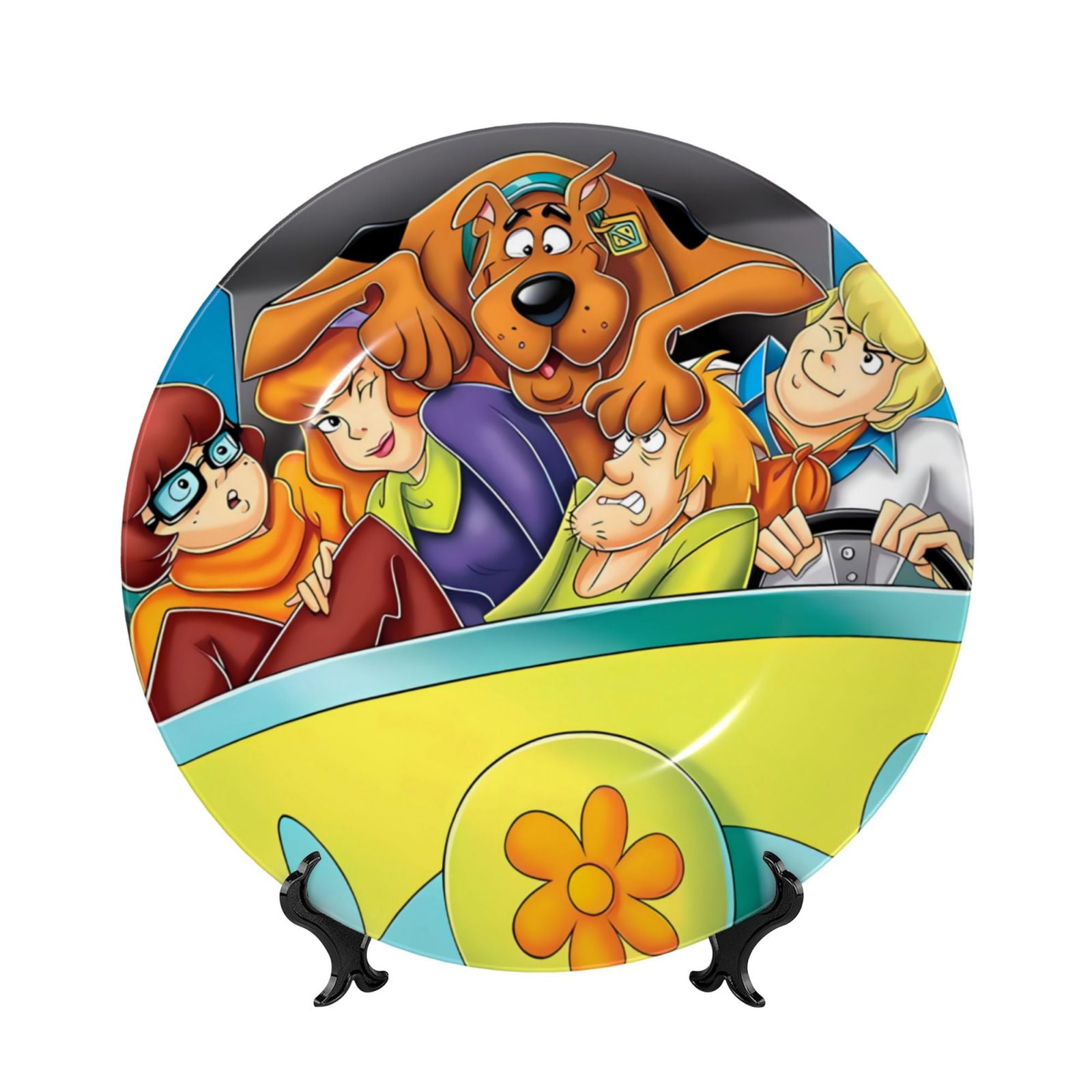 Sigee Scooby-Doo Bm for Bone China Decorative Plate with Stand ...