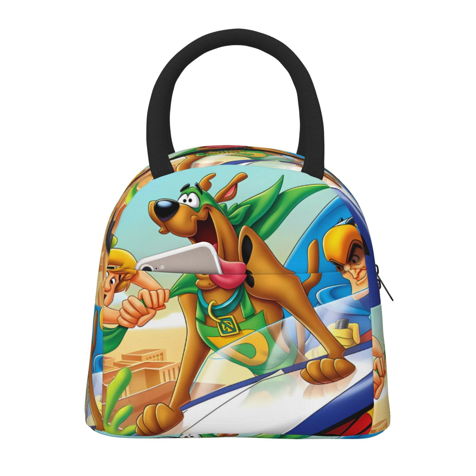 Sigee Scooby-Doo Bo Print Lunch Bag for Women Men, Reusable Lunch Bag ...