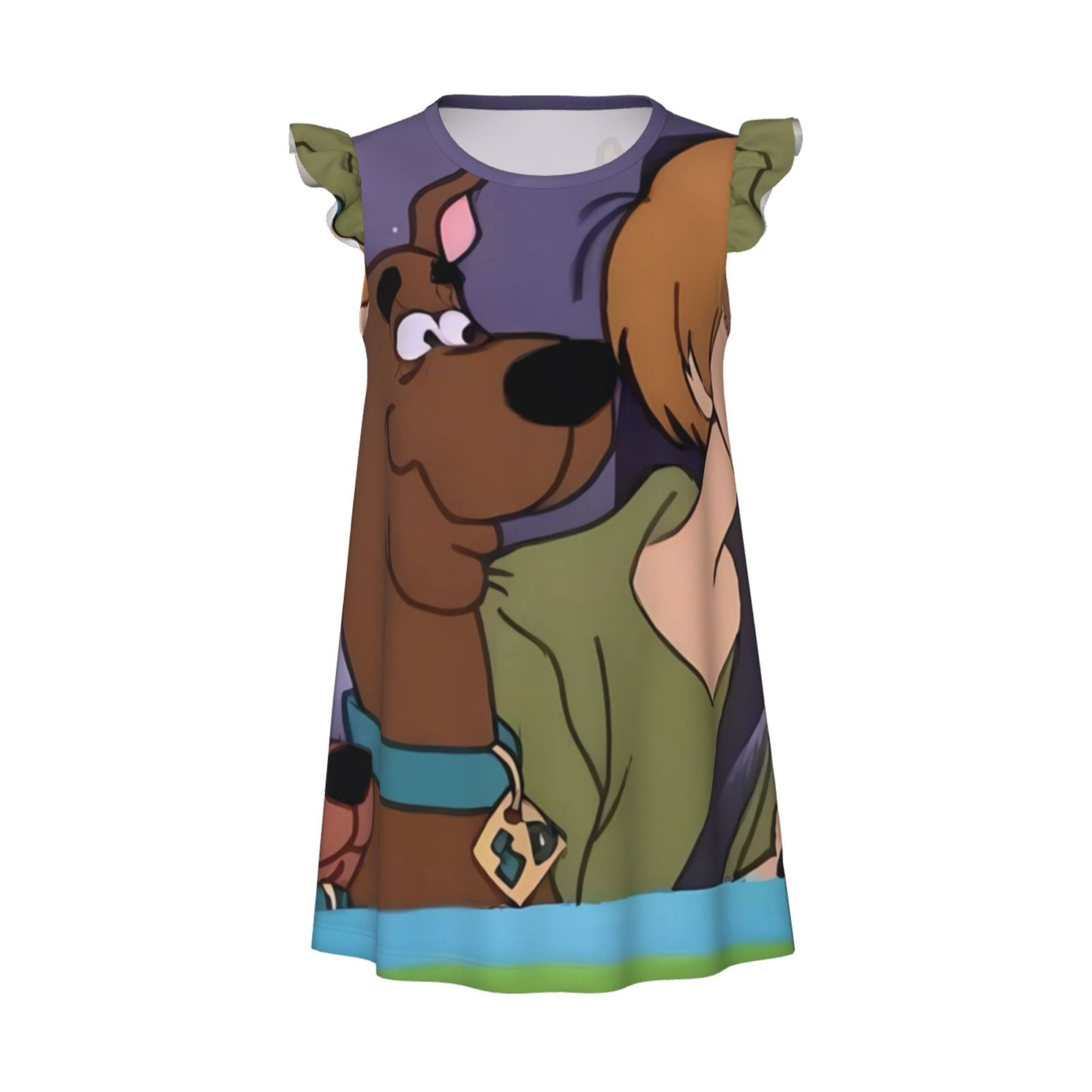 Sigee Scooby-Doo Bp for Girls Sleepwear, Night Sleep Dress Pajamas ...