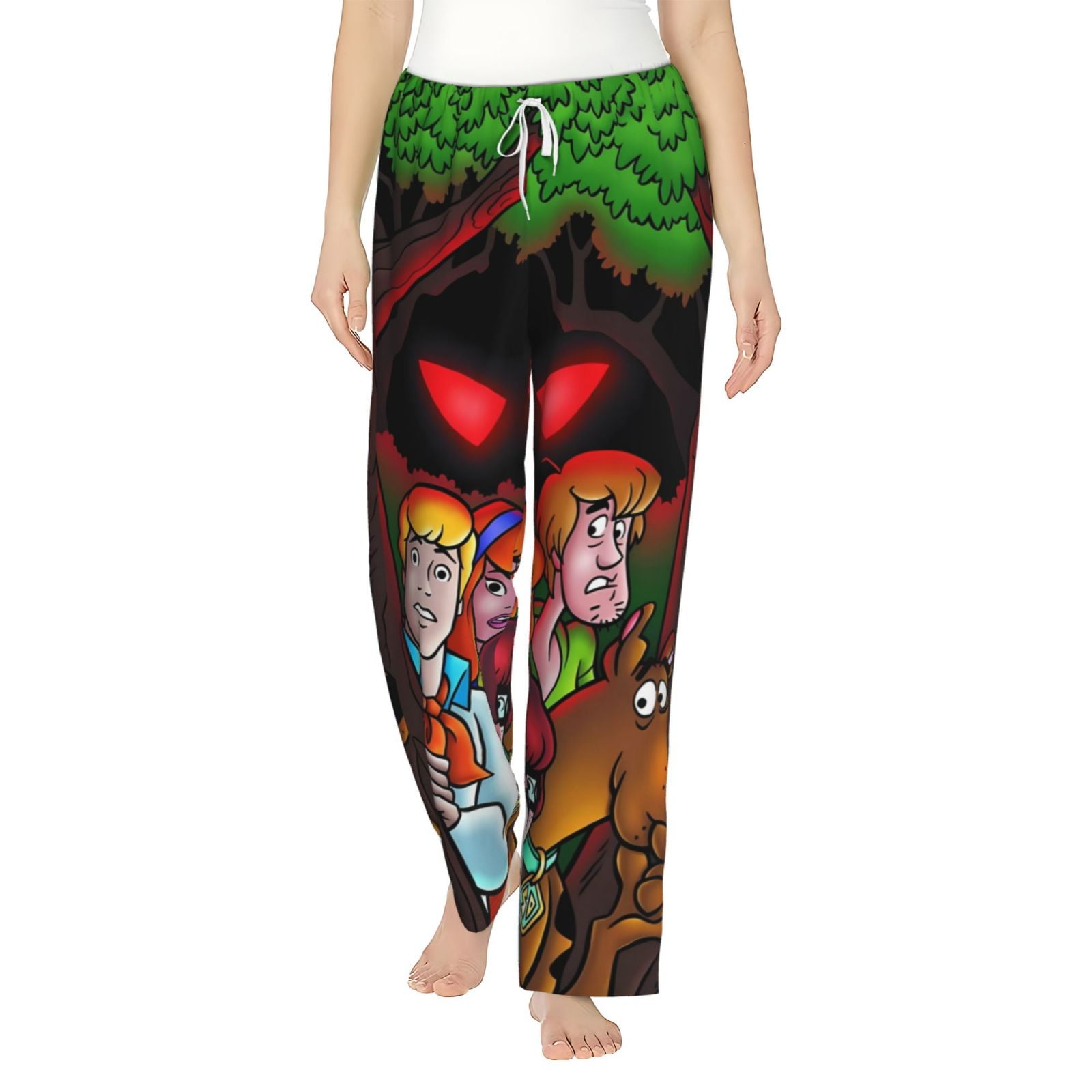 Sigee Scooby-Doo Ca Print Women's Soft Pajama Pants - Breathable and ...