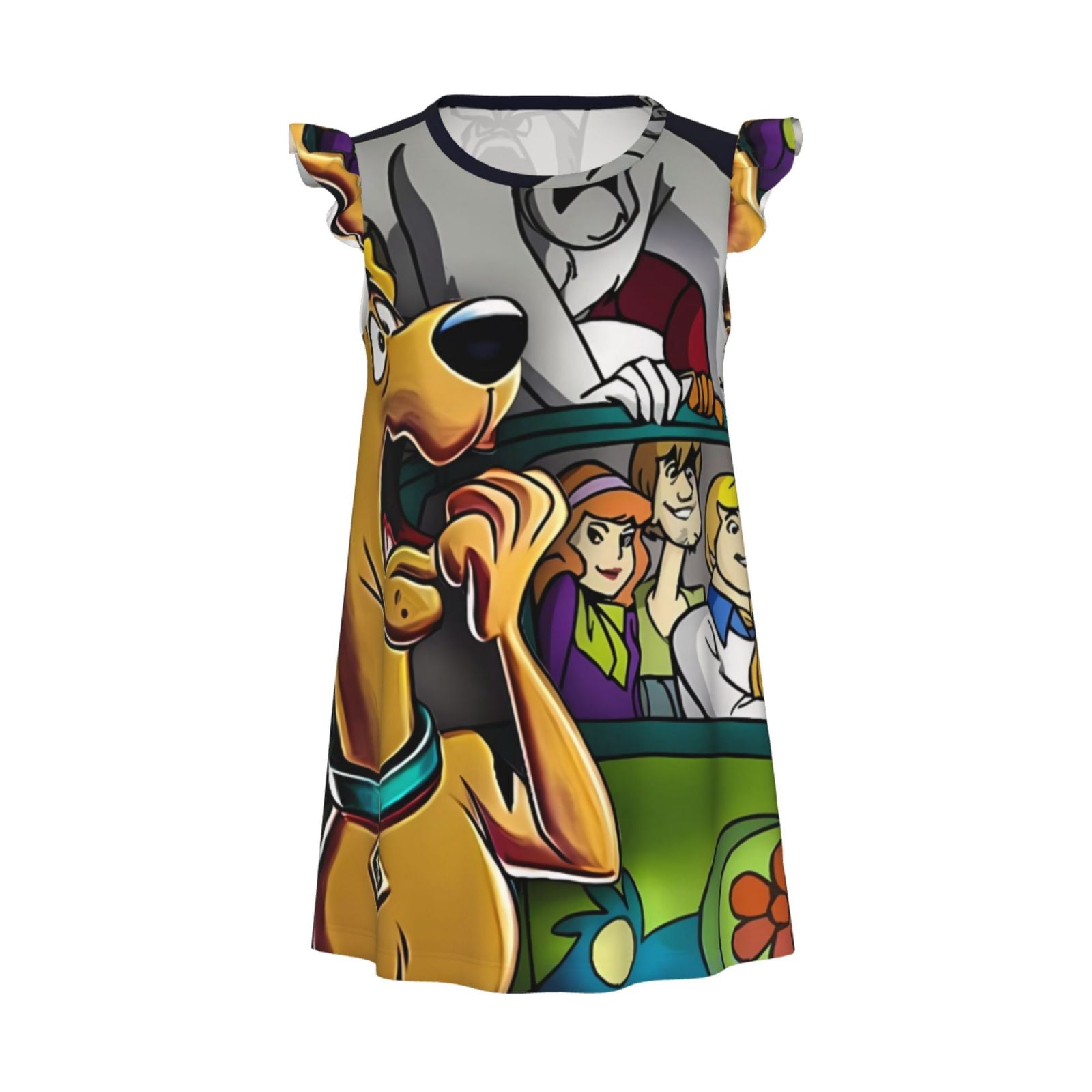 Sigee Scooby-Doo Cf for Girls Sleepwear, Night Sleep Dress Pajamas ...