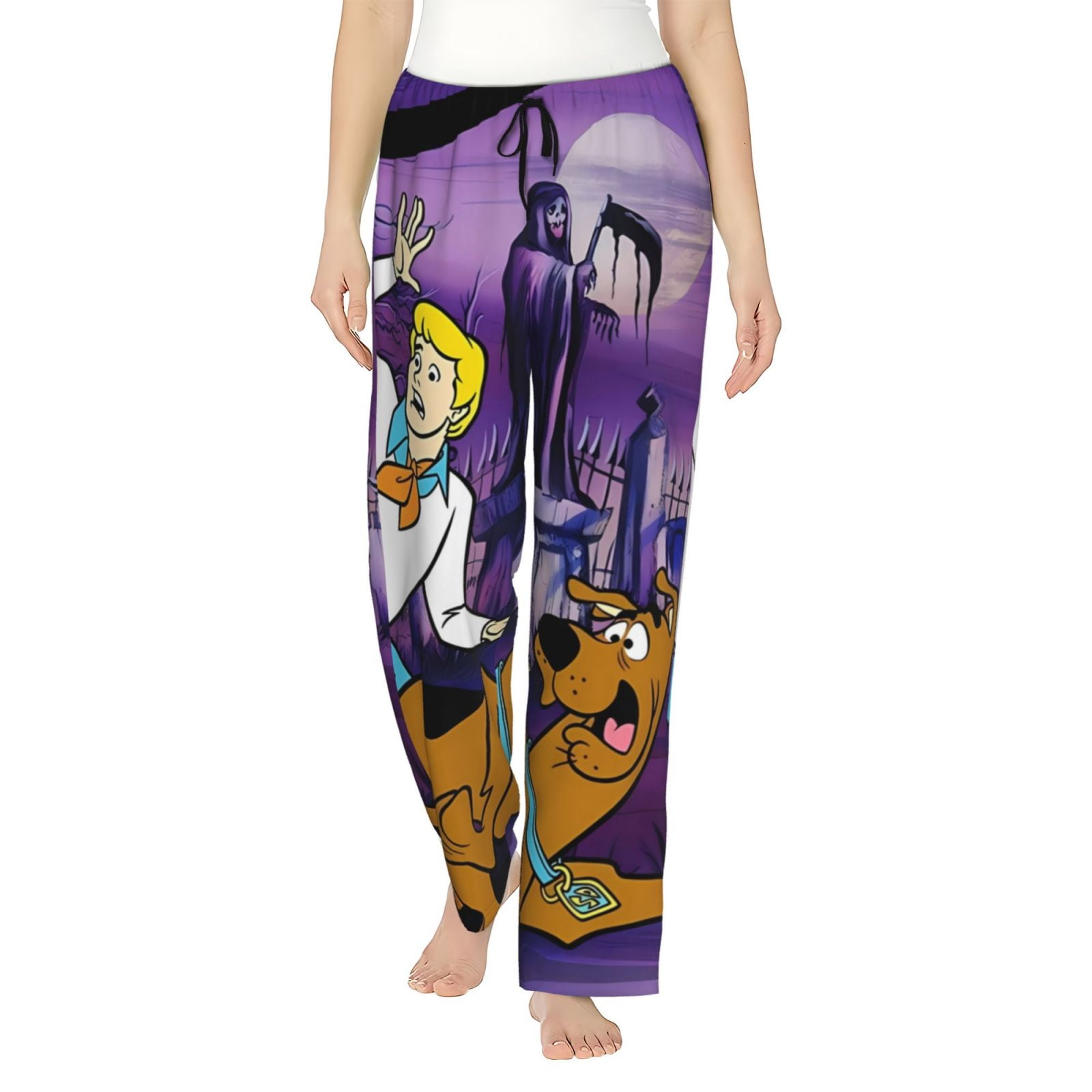 Sigee Scooby-Doo Ci Print Women's Soft Pajama Pants - Breathable and ...