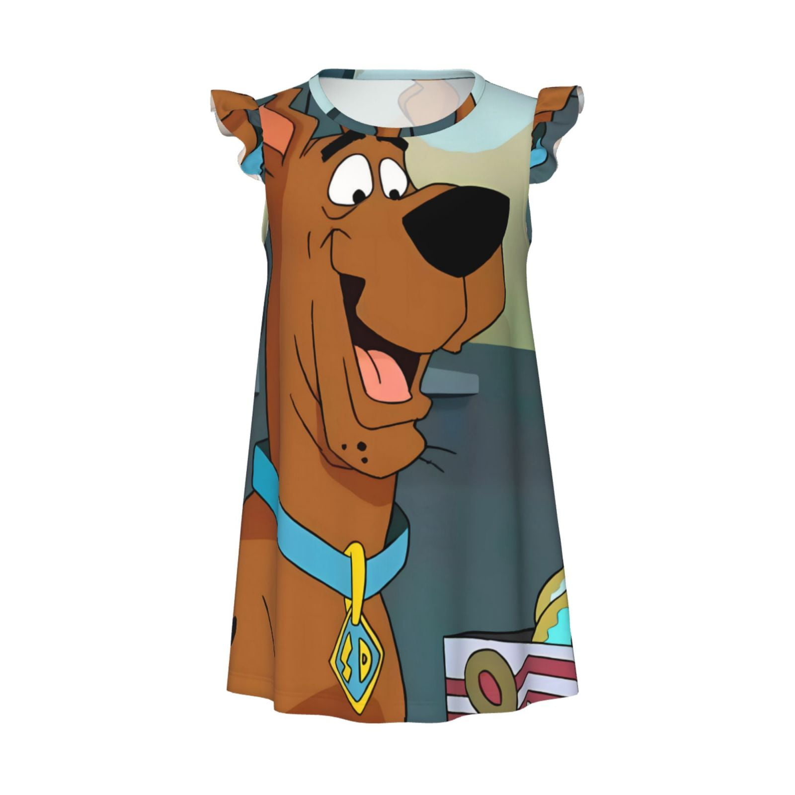 Sigee Scooby-Doo J for Girls Sleepwear, Night Sleep Dress Pajamas, Kids ...