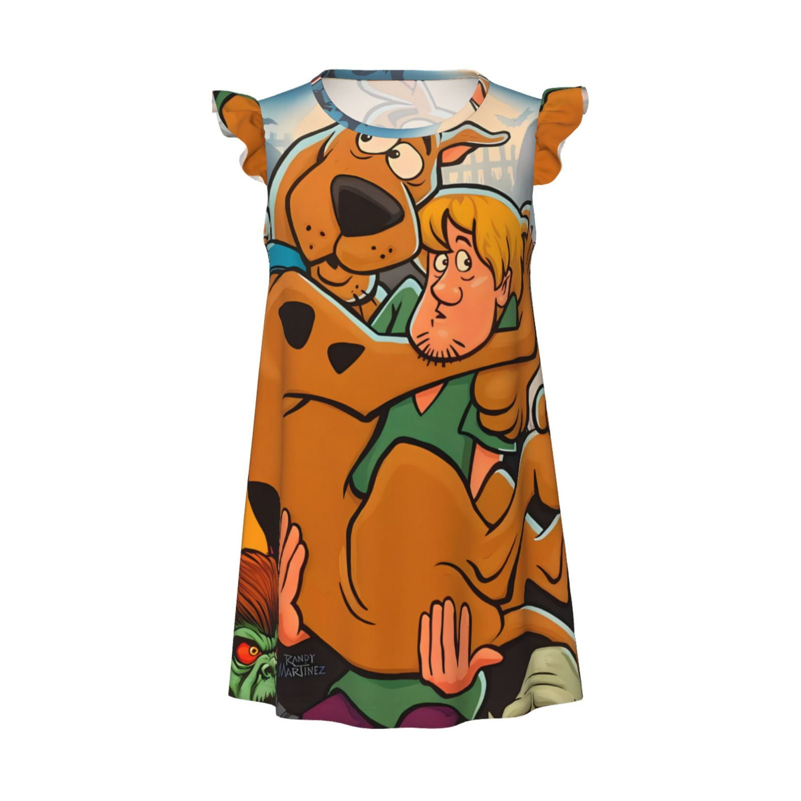 Sigee Scooby-Doo K for Girls Sleepwear, Night Sleep Dress Pajamas, Kids ...