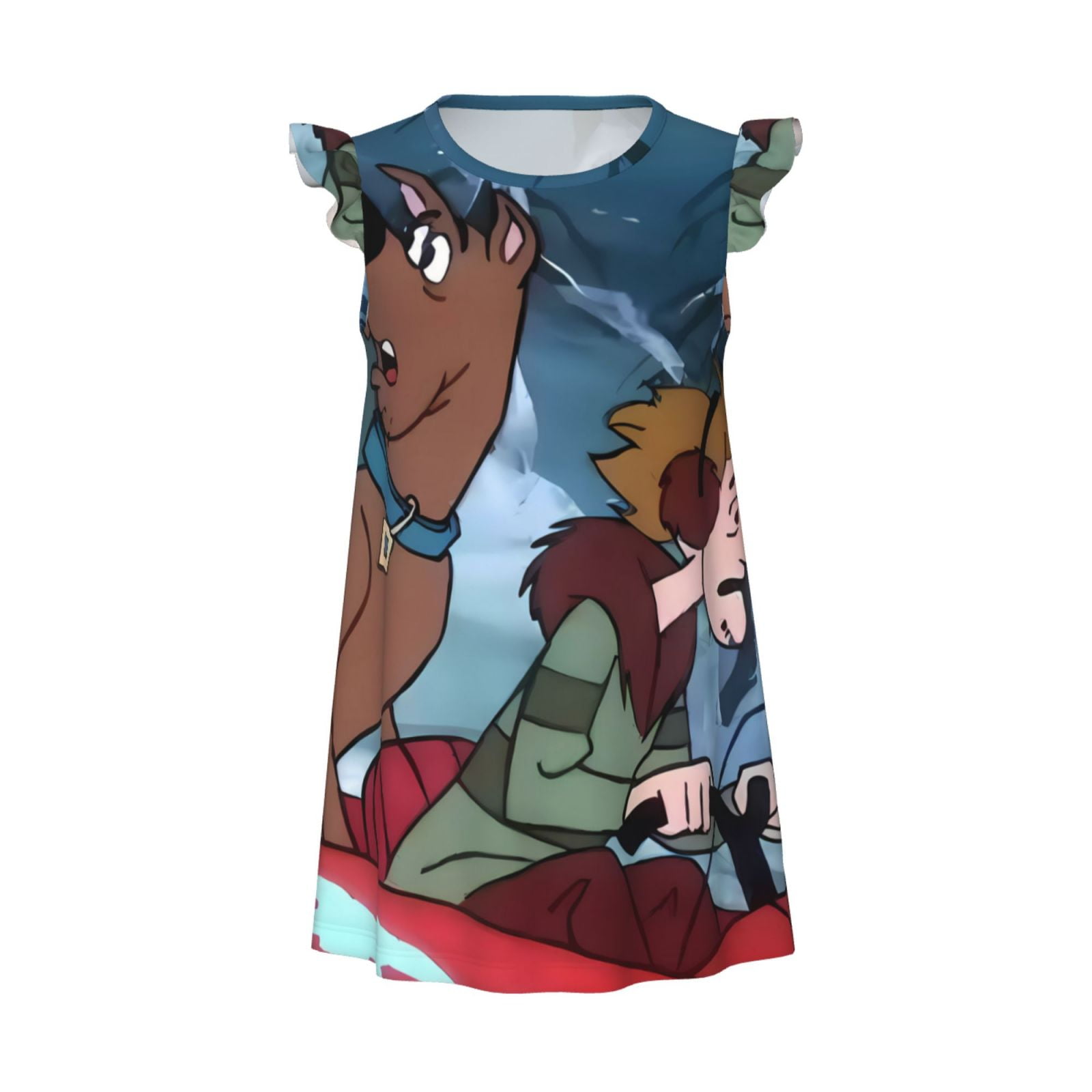 Sigee Scooby-Doo N for Girls Sleepwear, Night Sleep Dress Pajamas, Kids ...