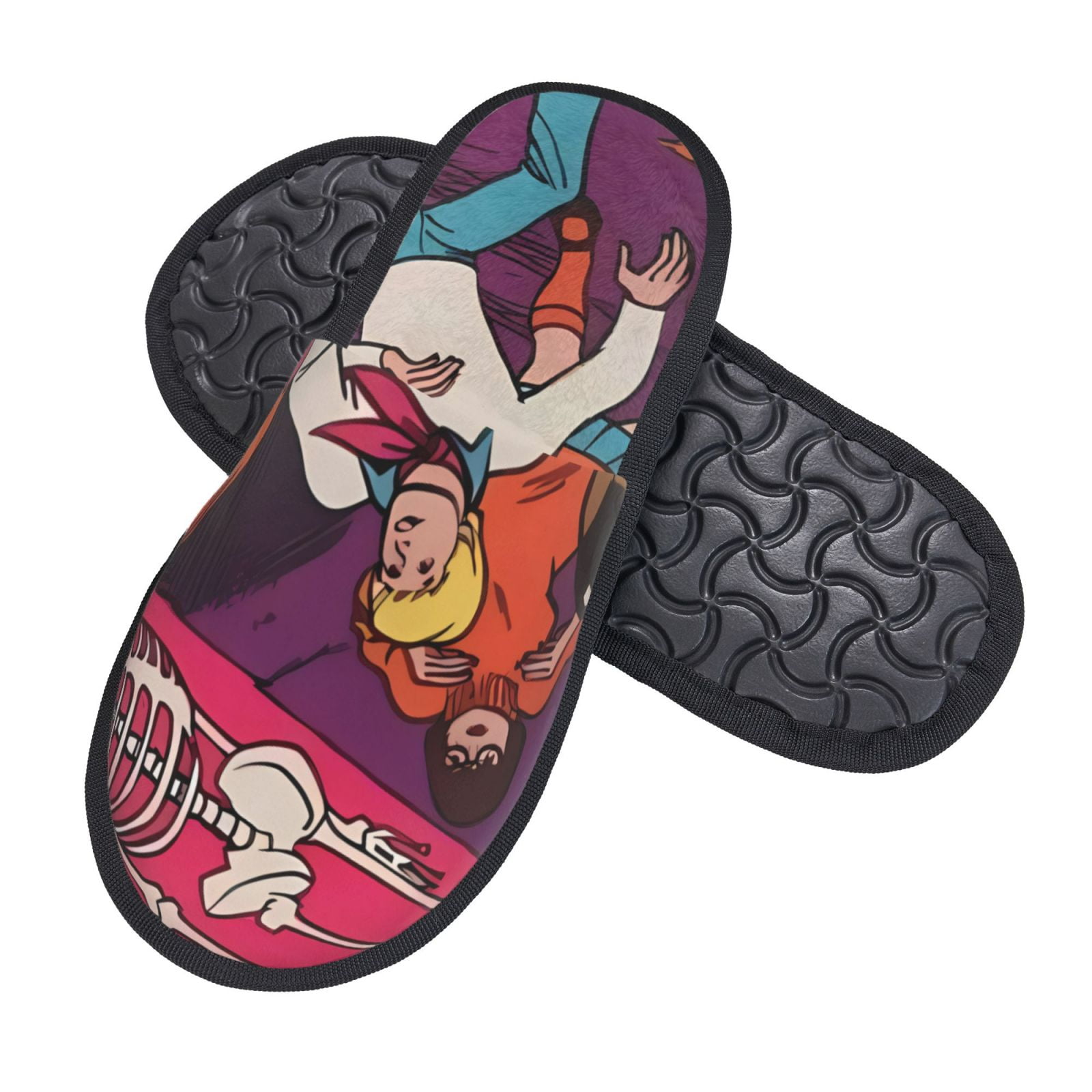 Sigee Scooby-Doo O for Cozy Furry Slippers Super Soft Indoor and ...
