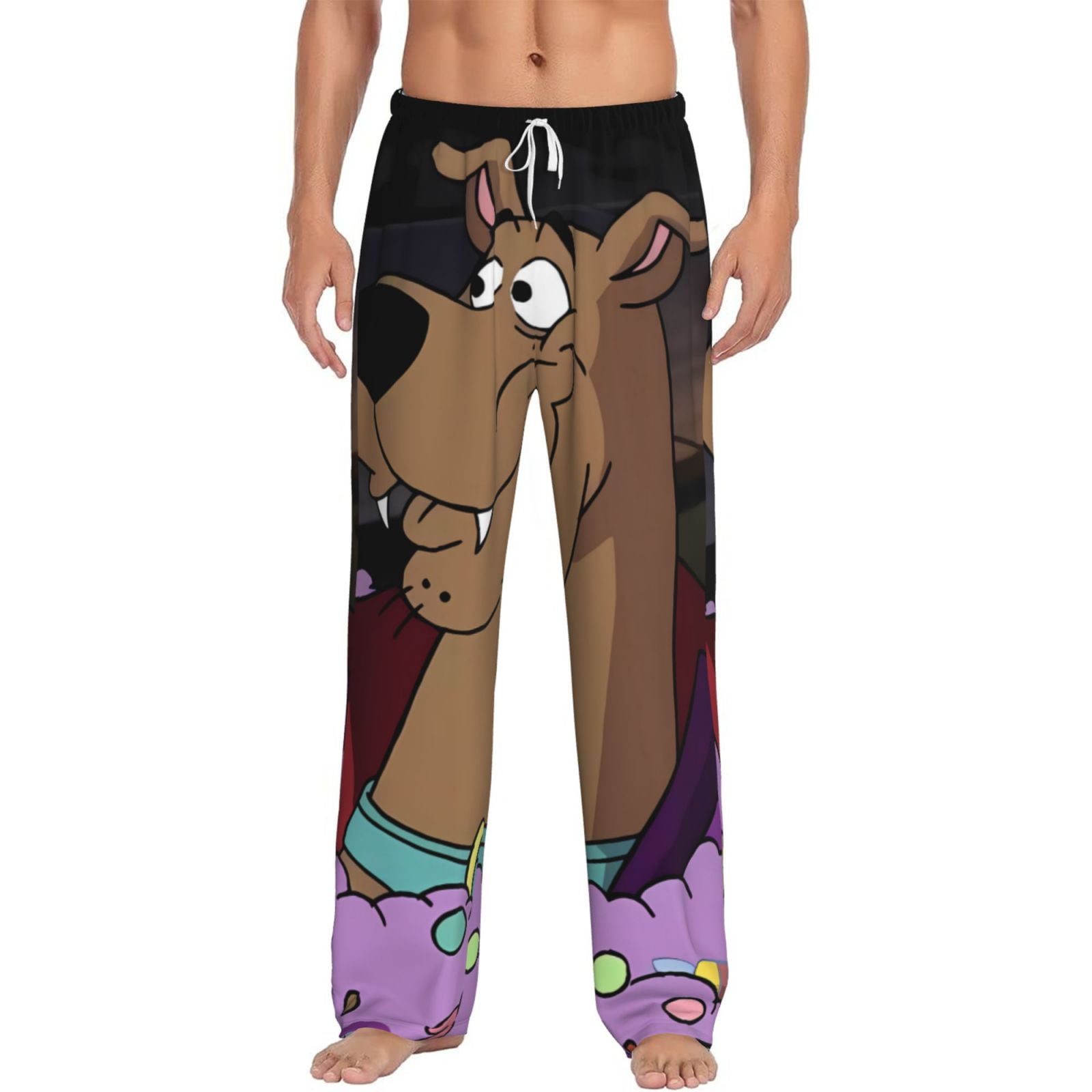 Sigee Scooby-Doo X Print Men's Pajama Pants - Soft Lounge Sleep Bottoms ...