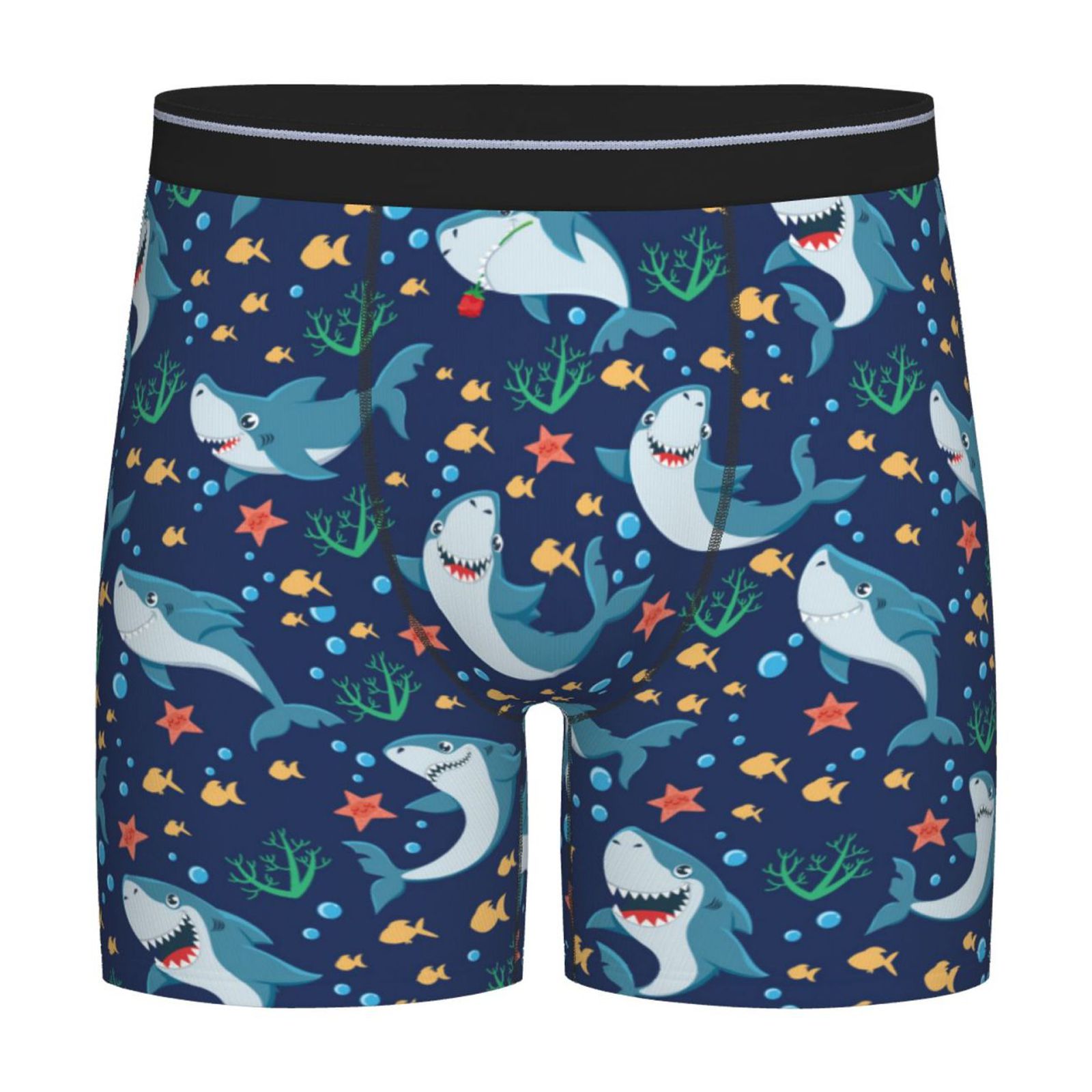 Sigee Sea Sharks for Men's Boxer Briefs,Moisture Wicking and Breathable ...