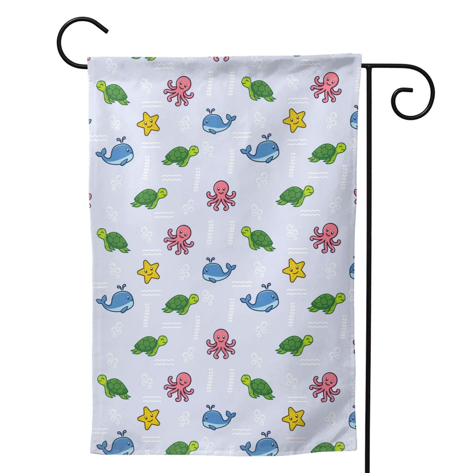 Sigee Sea Turtle Whale for Live Happy Decorative Small Garden Flag ...