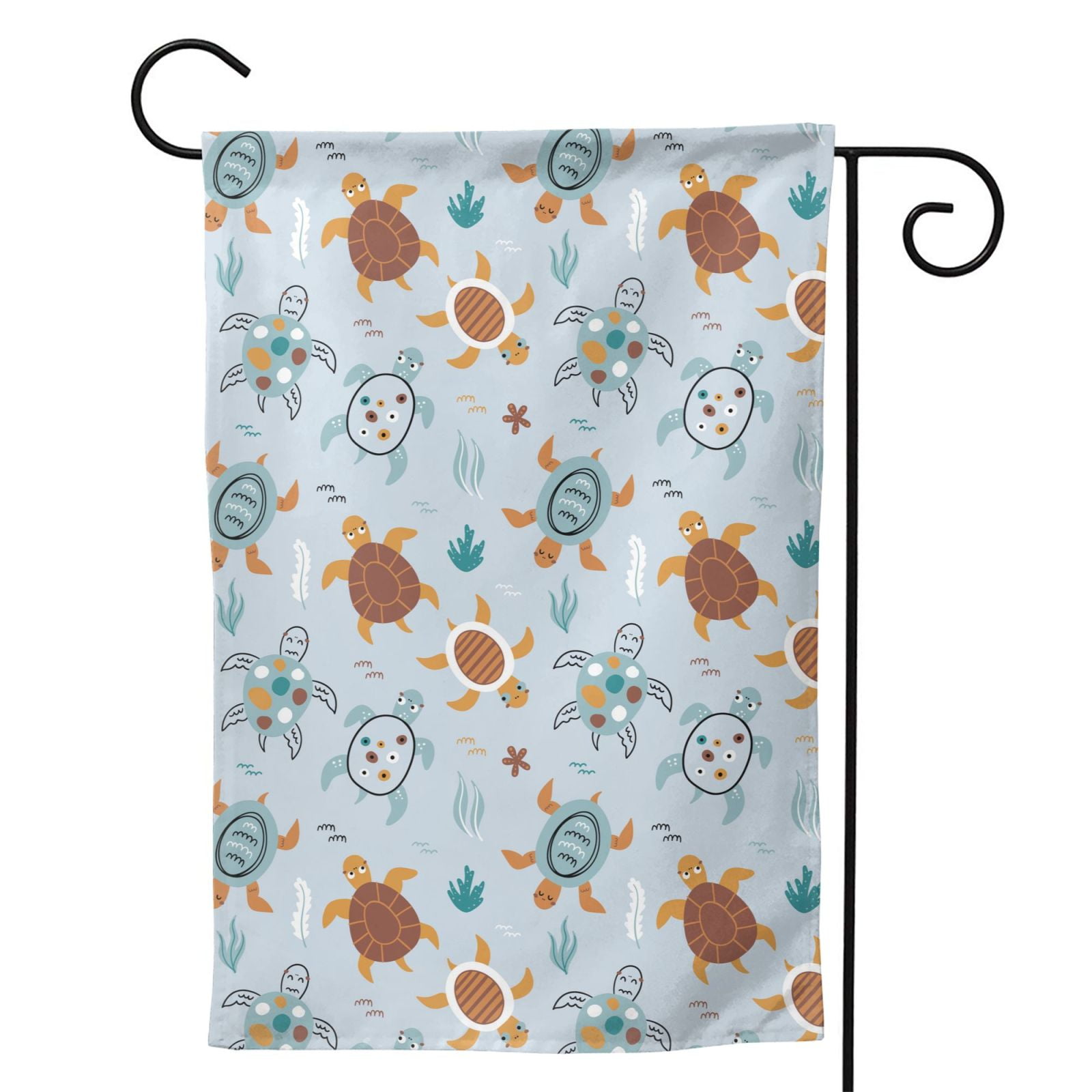 Sigee Sea Turtle for Live Happy Decorative Small Garden Flag,Double ...