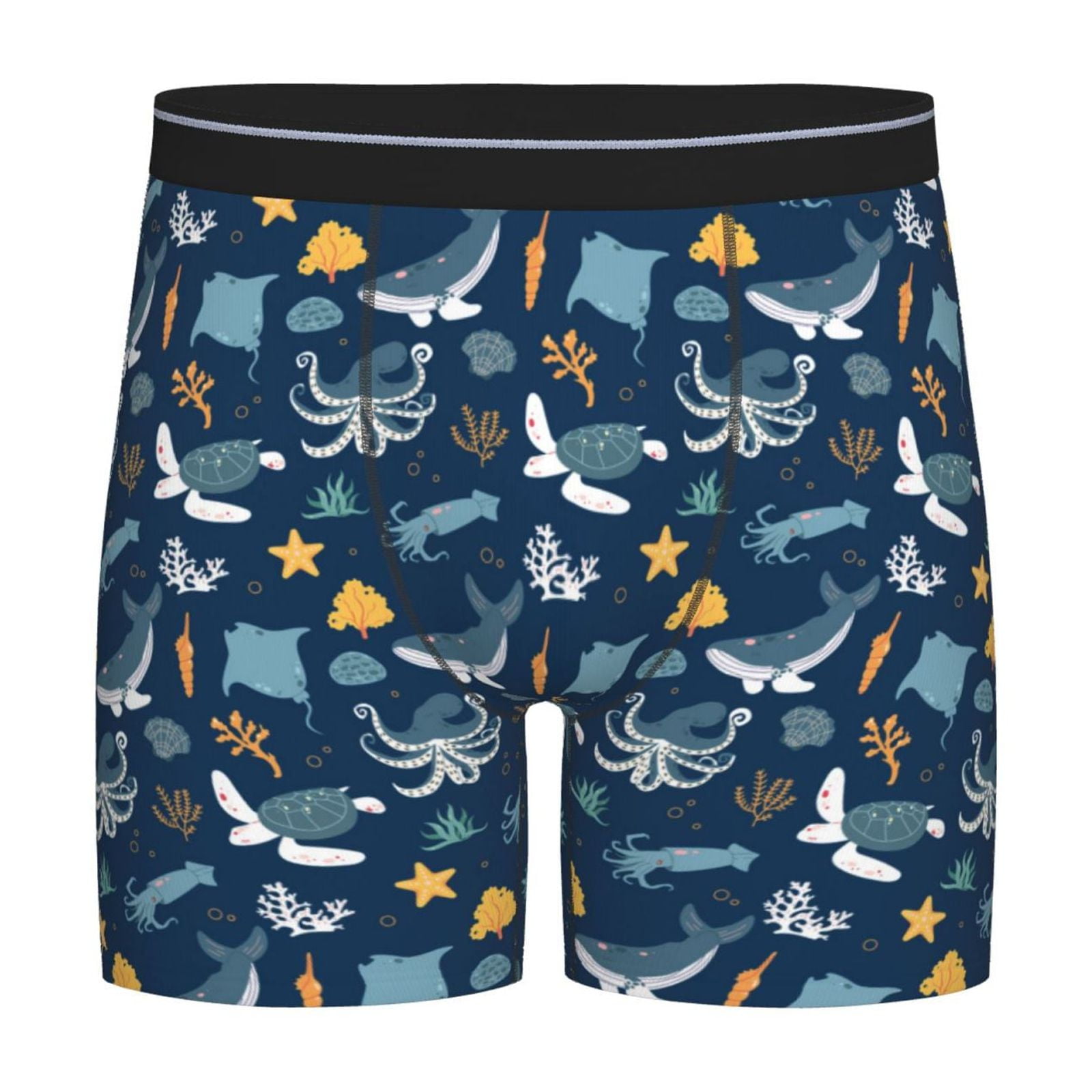 Sigee Sea Turtle for Men's Boxer Briefs,Moisture Wicking and Breathable ...