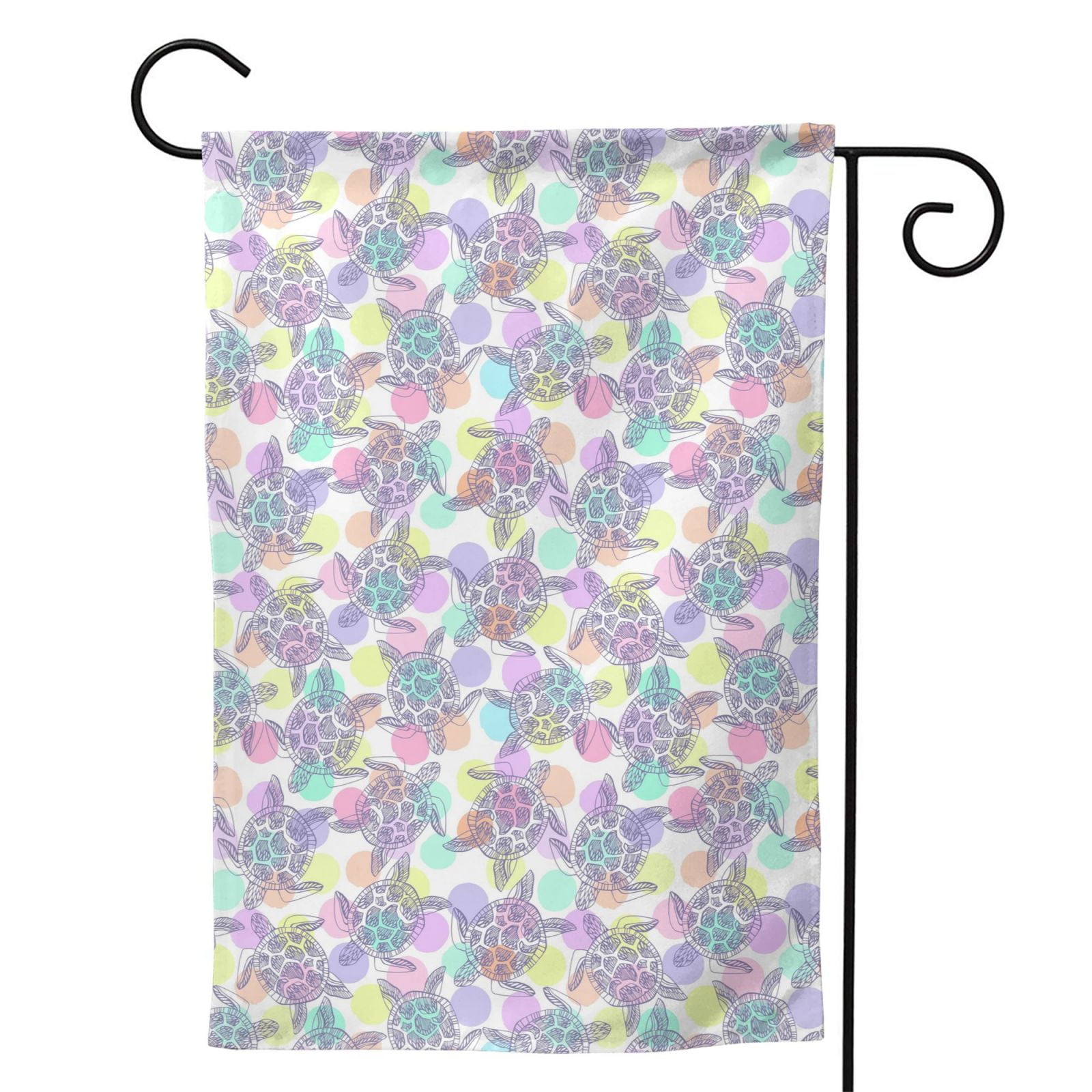 Sigee Sea Turtles for Live Happy Decorative Small Garden Flag,Double ...