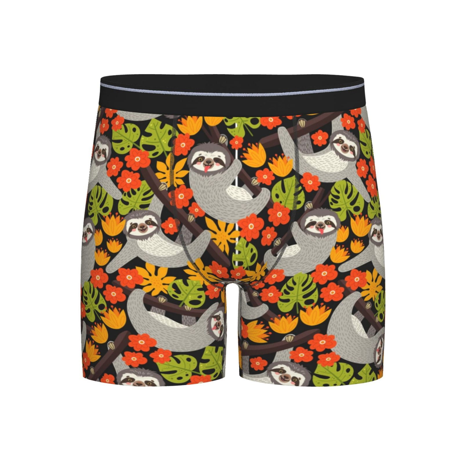 Sigee Sloth on the Branch for Men's Boxer Briefs,Moisture Wicking and ...