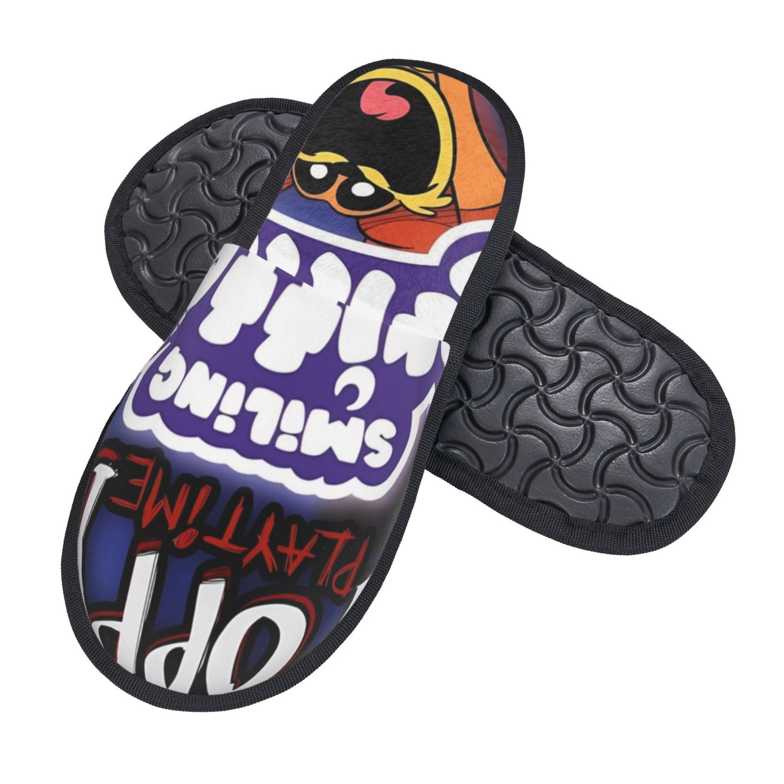 Sigee Smiling Critters (18) for Cozy Furry Slippers Super Soft Indoor ...