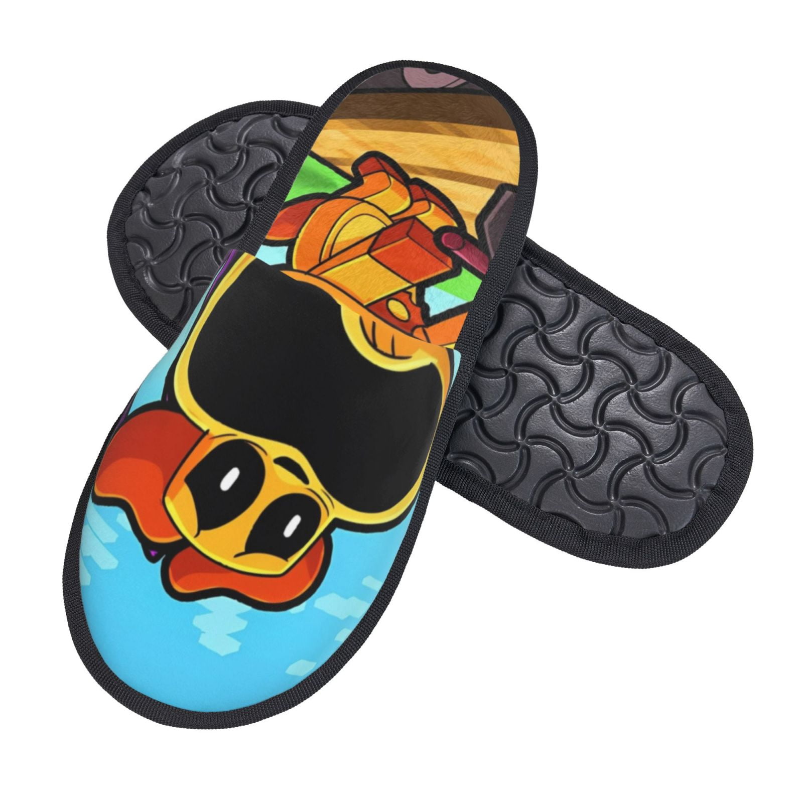 Sigee Smiling Critters (41) for Cozy Furry Slippers Super Soft Indoor ...