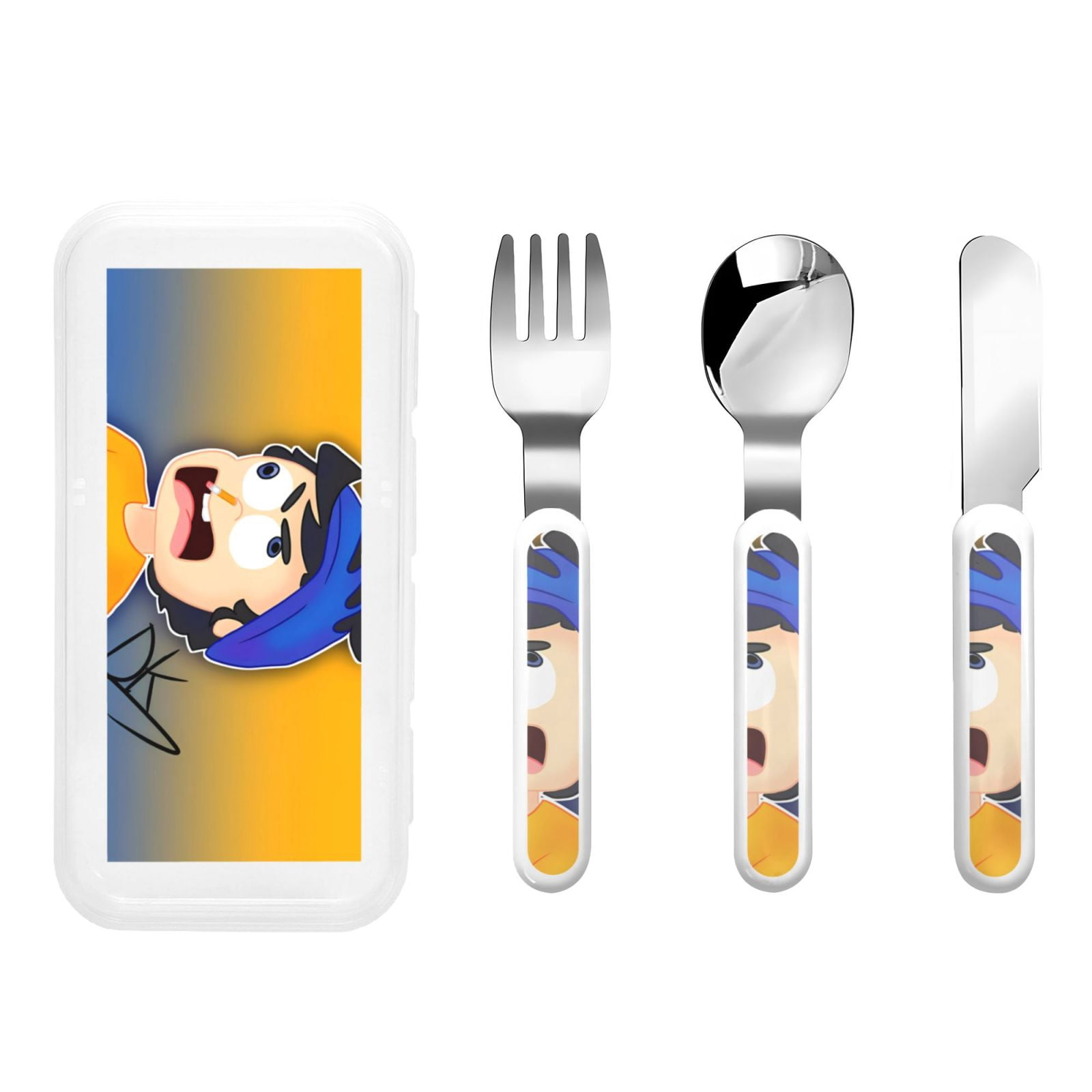Sigee Sml Jeffy Av for Kids Silverware | Stainless Steel Childrens Safe ...