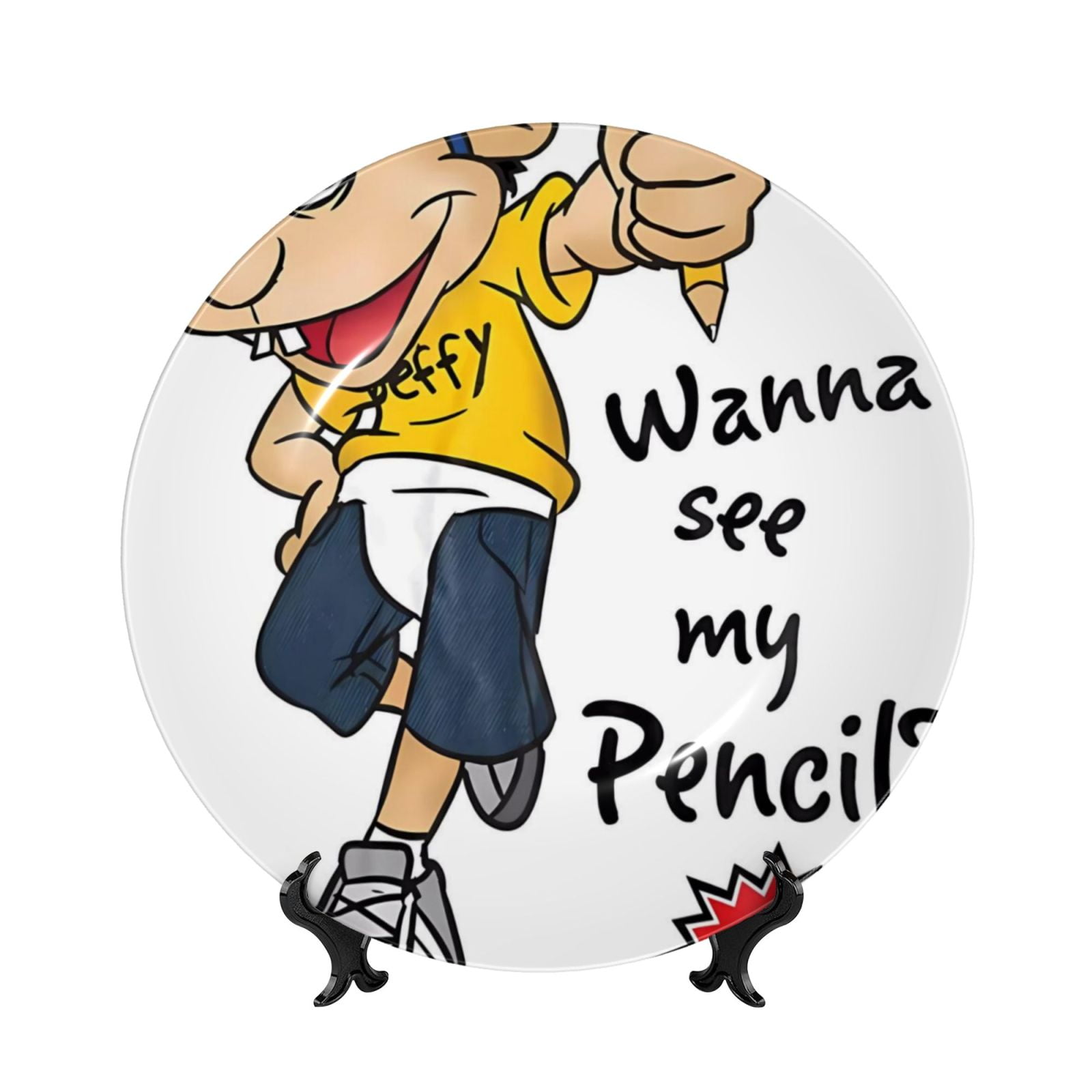 Sigee Sml Jeffy B(1) for Bone China Decorative Plate with Stand ...