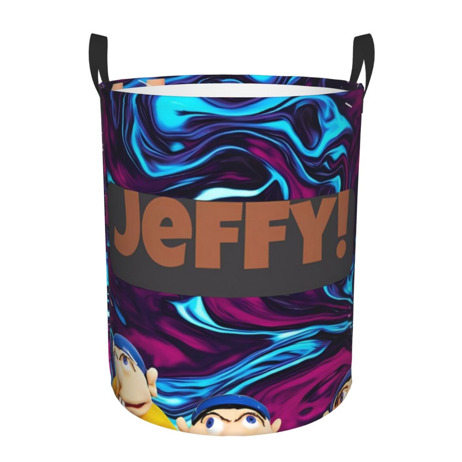 Sigee Sml Jeffy Y Print Basket for Clothes Basket for Living Room ...