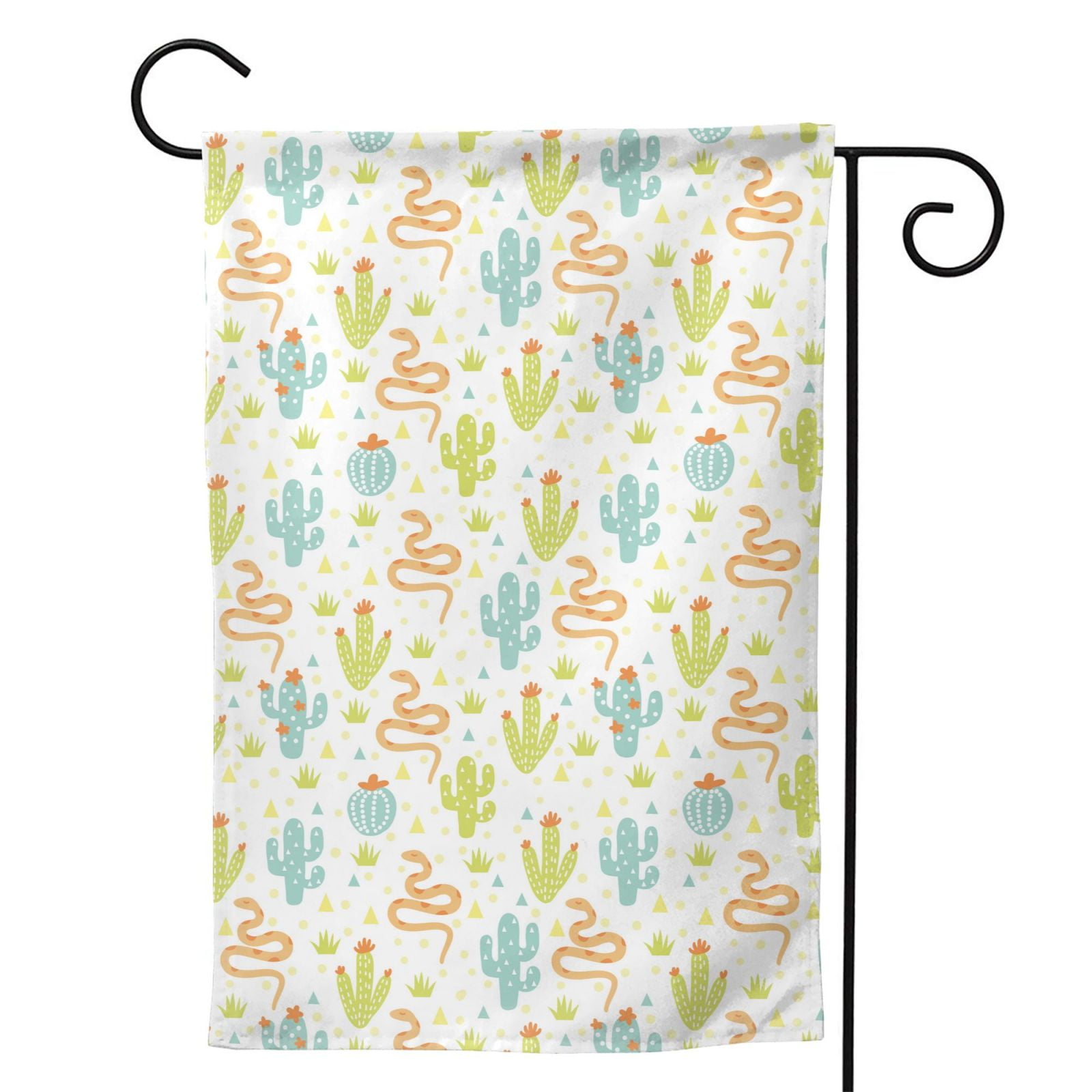 Sigee Snake And Cactus for Live Happy Decorative Small Garden Flag ...