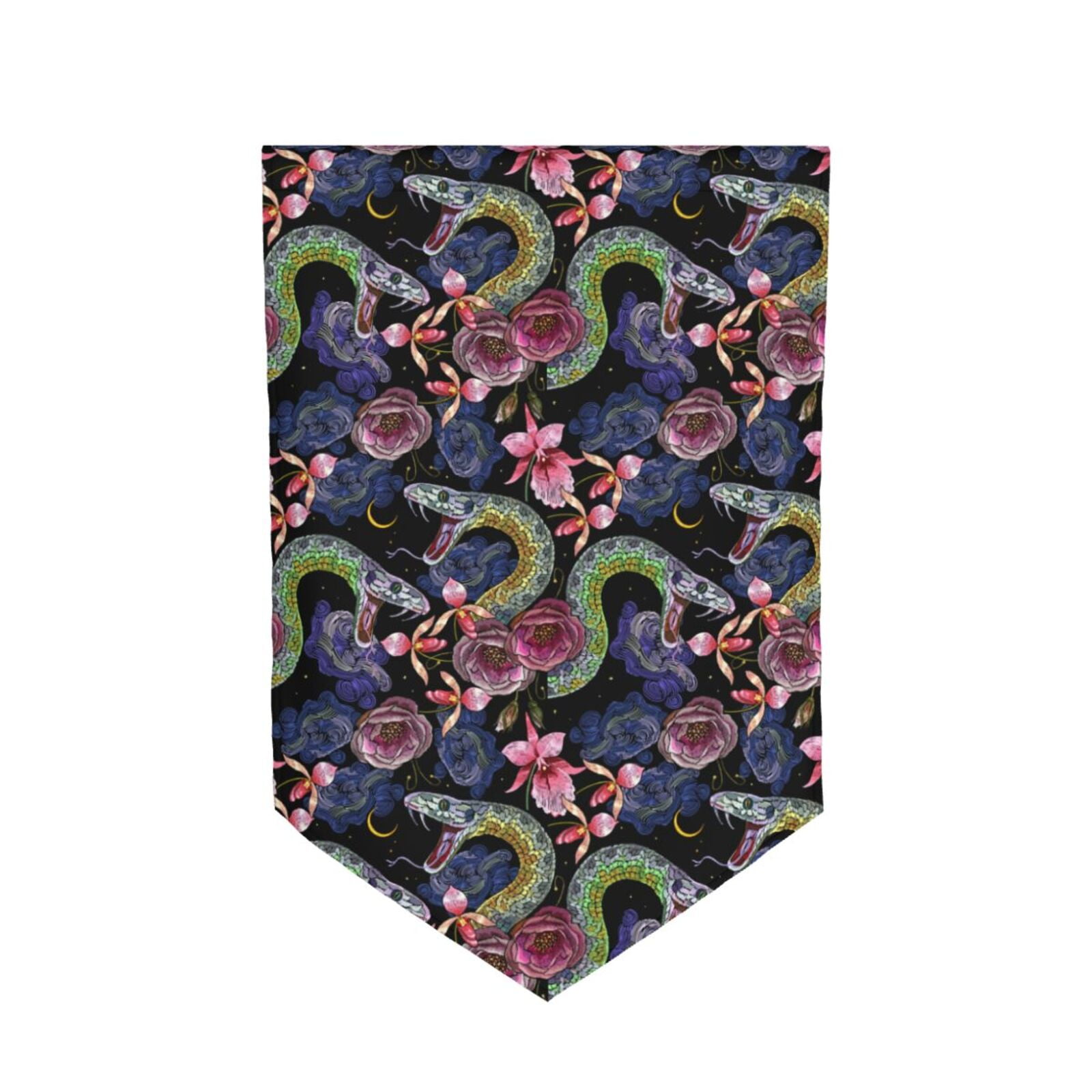 Sigee Snake And Flower Printed Flag12.5 * 18in Outdoor Yard Flags For ...