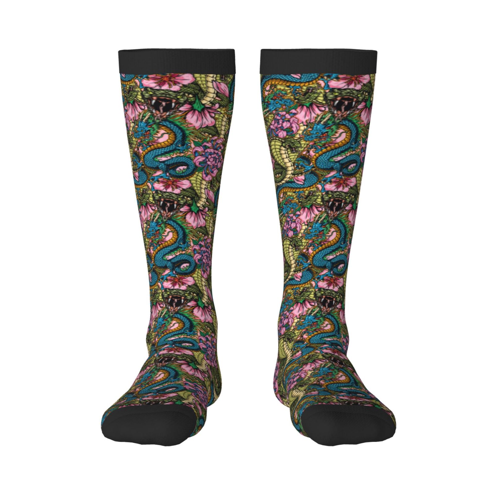 Sigee Snake And Flower for Socks for Men Women Gifts for Him Boyfriend ...