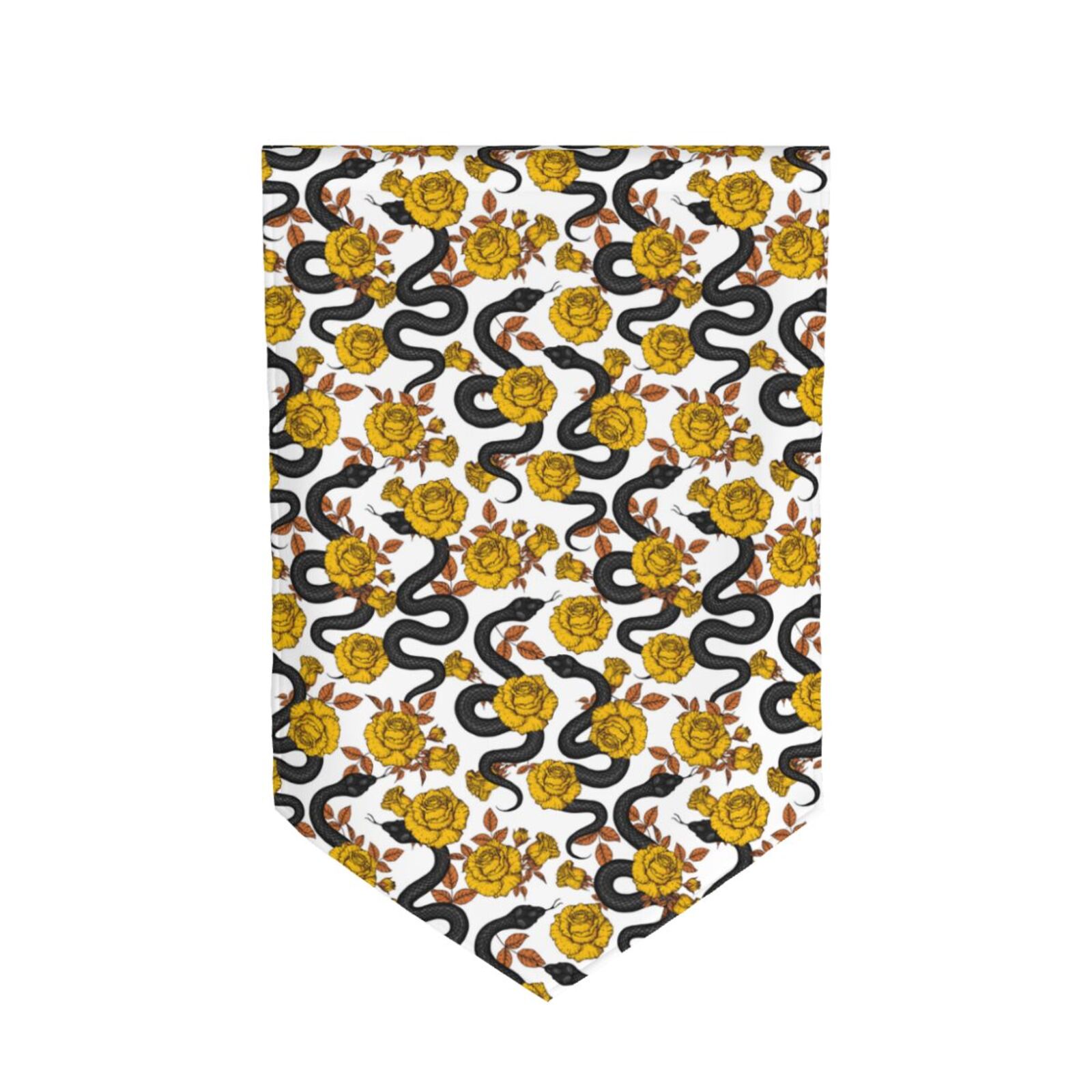 Sigee Snake And Rose Printed Flag12.5 * 18in Outdoor Yard Flags For ...