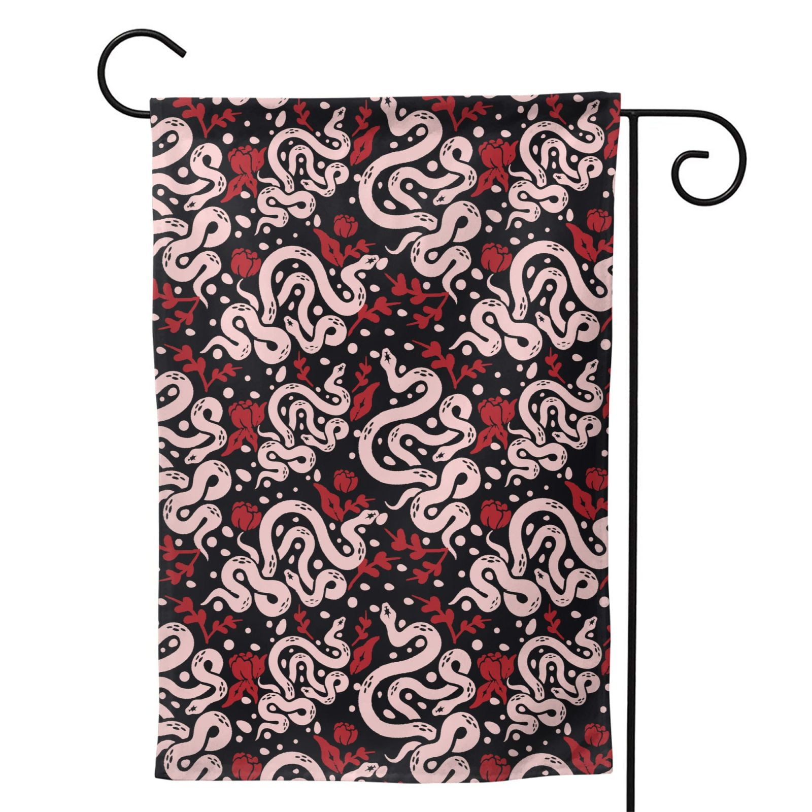 Sigee Snake And Rose for Live Happy Decorative Small Garden Flag,Double ...