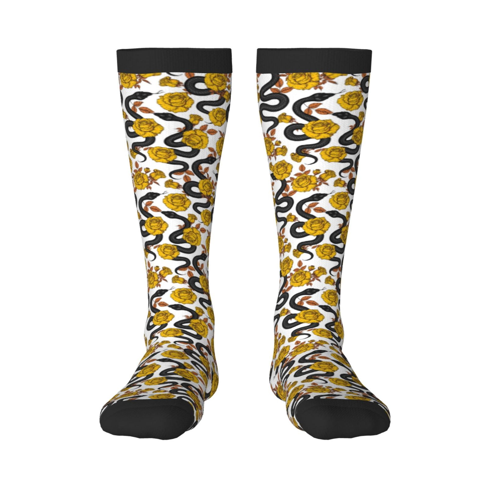 Sigee Snake And Rose for Socks for Men Women Gifts for Him Boyfriend ...