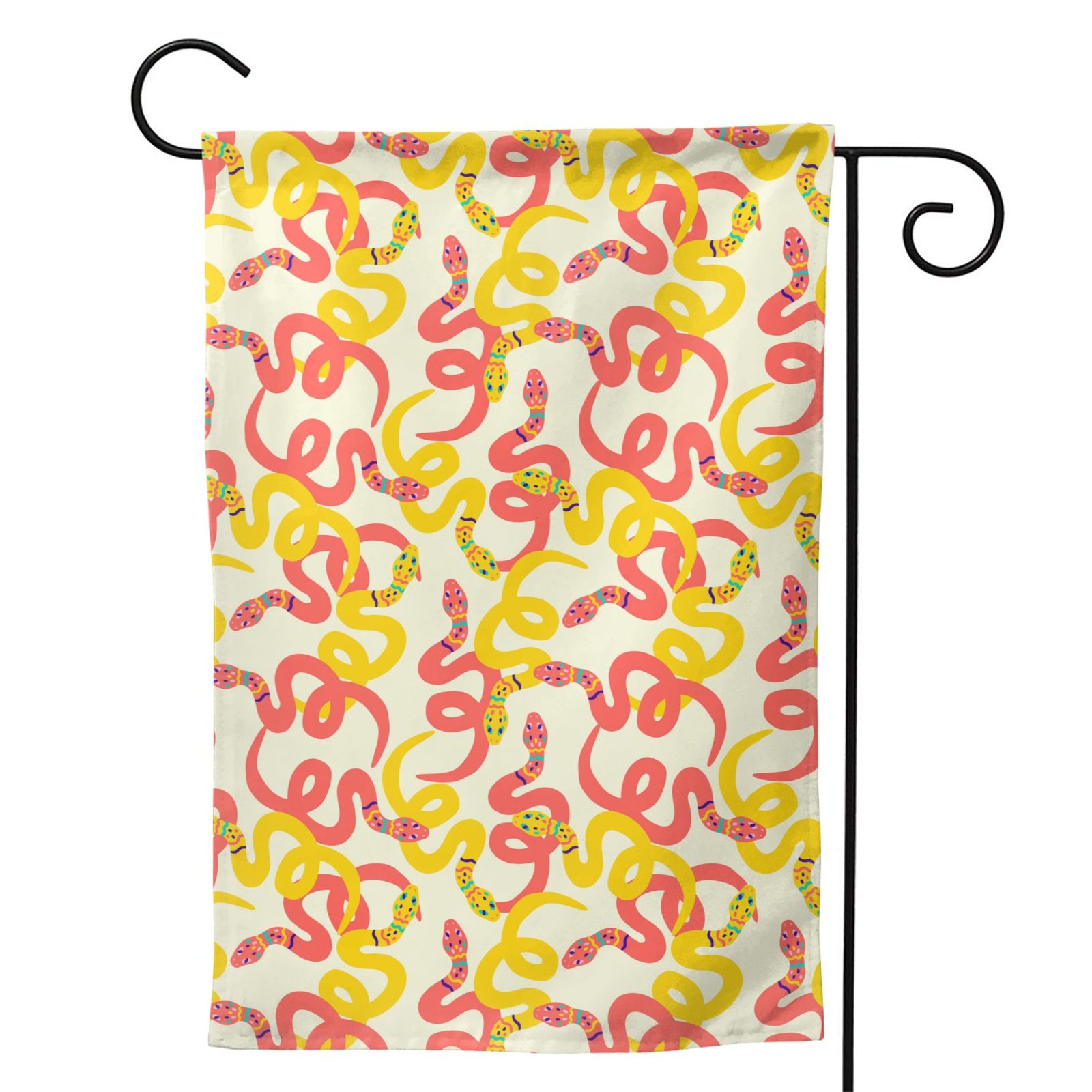 Sigee Snake for Live Happy Decorative Small Garden Flag,Double Sided ...