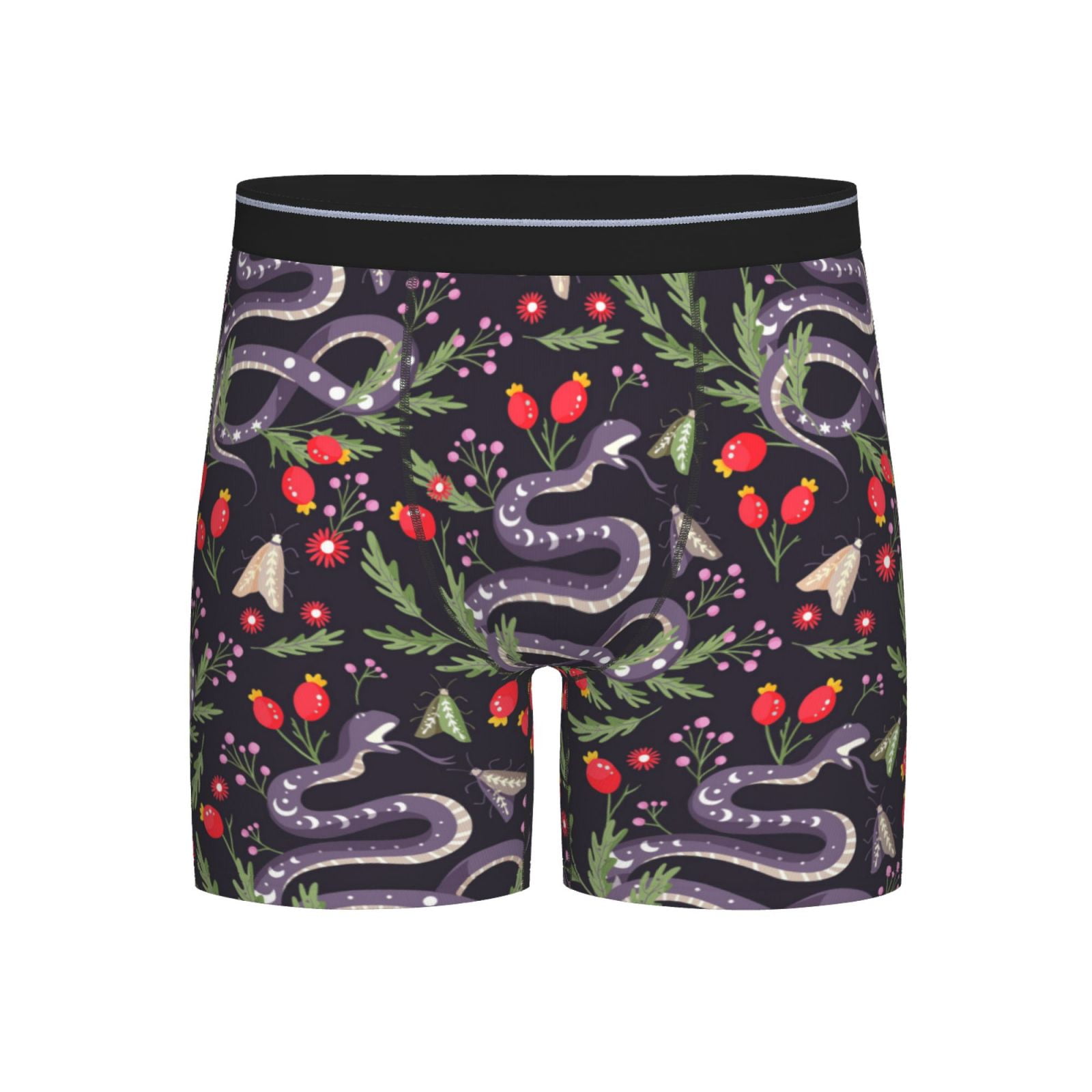 Sigee Snakes And Snake Fruit for Men's Boxer Briefs,Moisture Wicking ...
