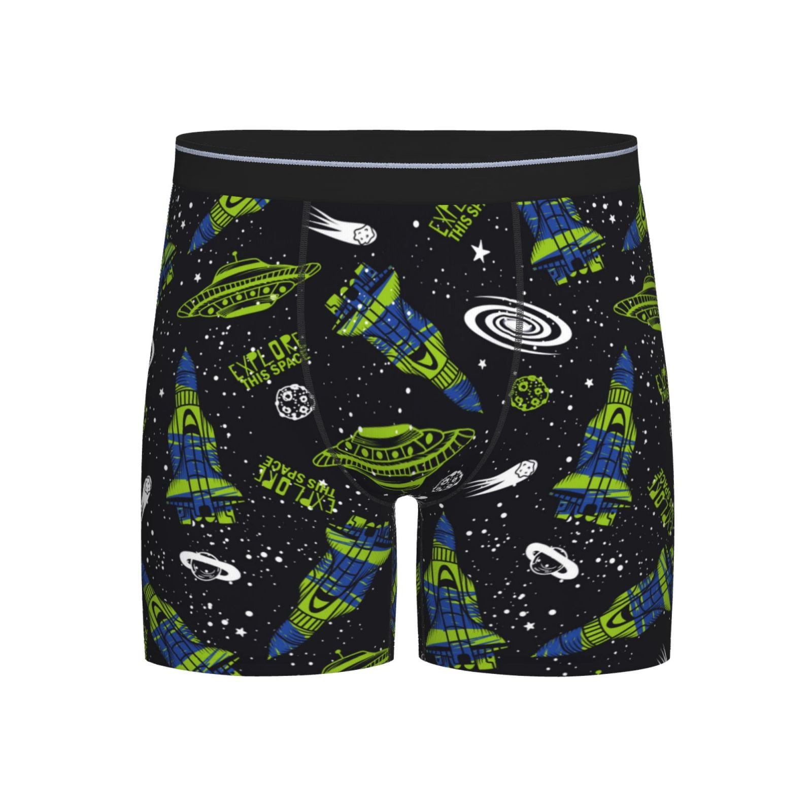 Sigee Space Rockets for Men's Boxer Briefs,Moisture Wicking and ...