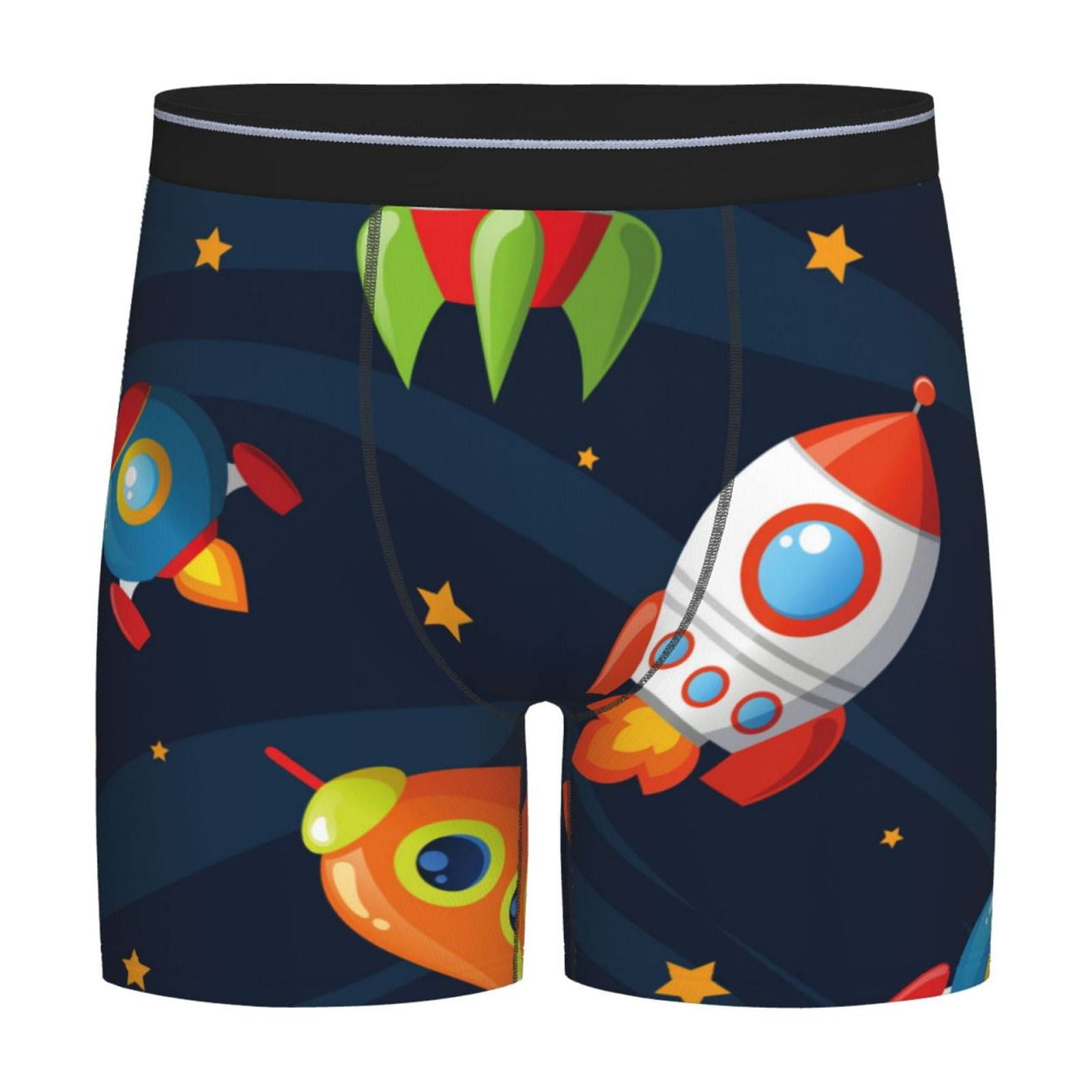 Sigee Spaceships and Stars for Men's Boxer Briefs,Moisture Wicking and ...