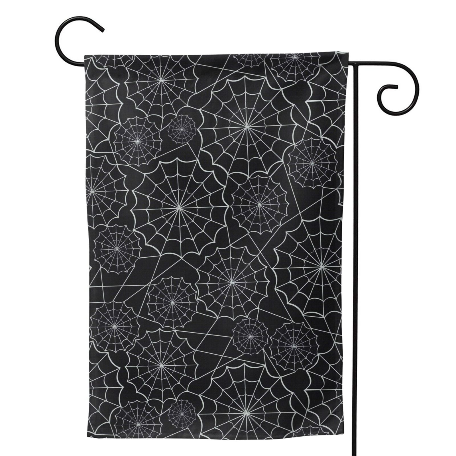 Sigee Spider Web Black for Live Happy Decorative Small Garden Flag ...