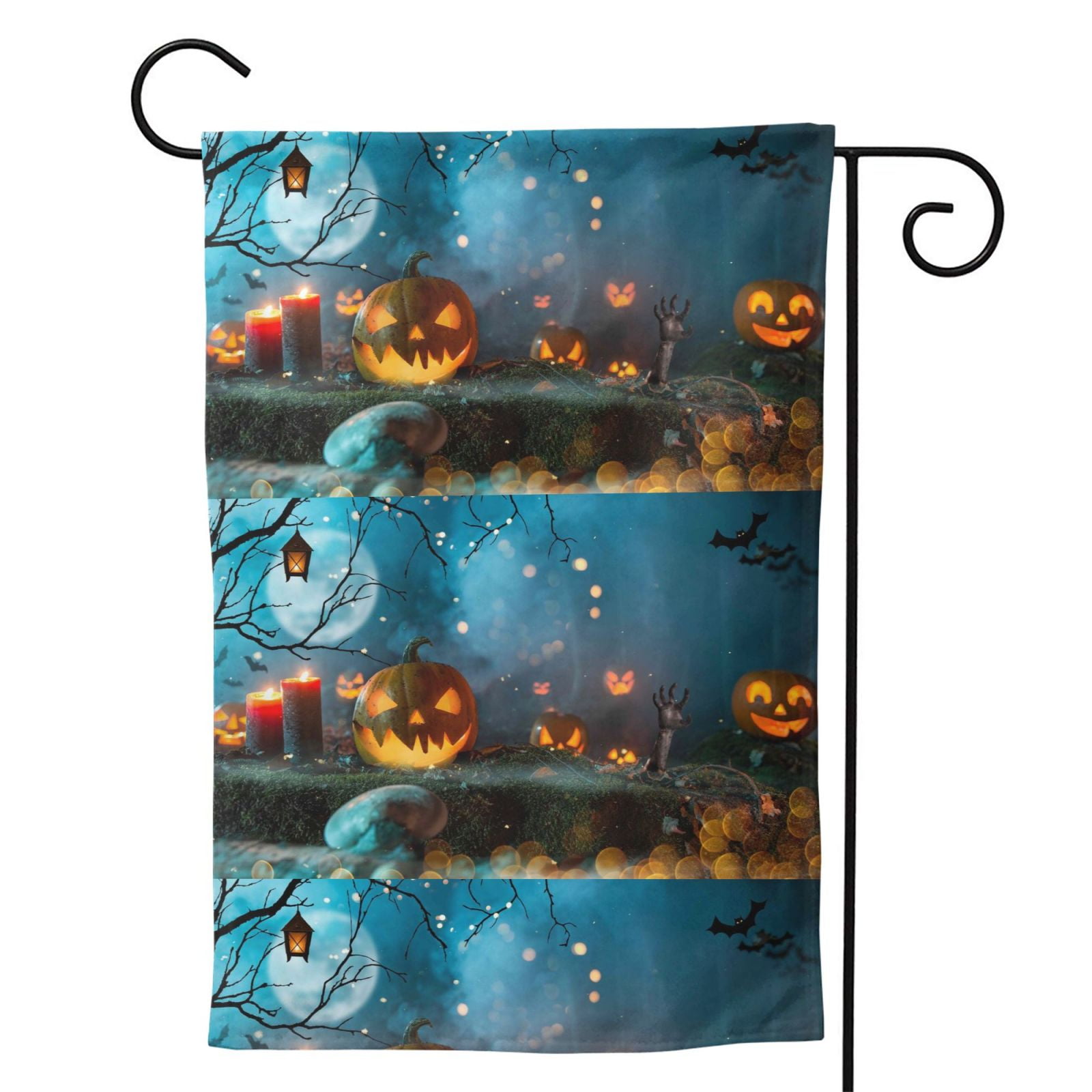 Sigee Spooky Halloween for Live Happy Decorative Small Garden Flag ...
