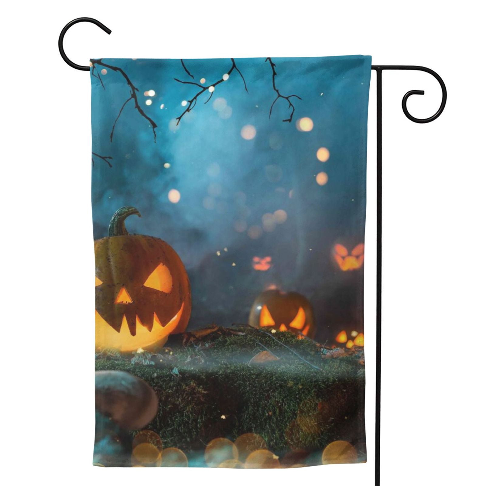 Sigee Spooky Halloween for Live Happy Decorative Small Garden Flag ...