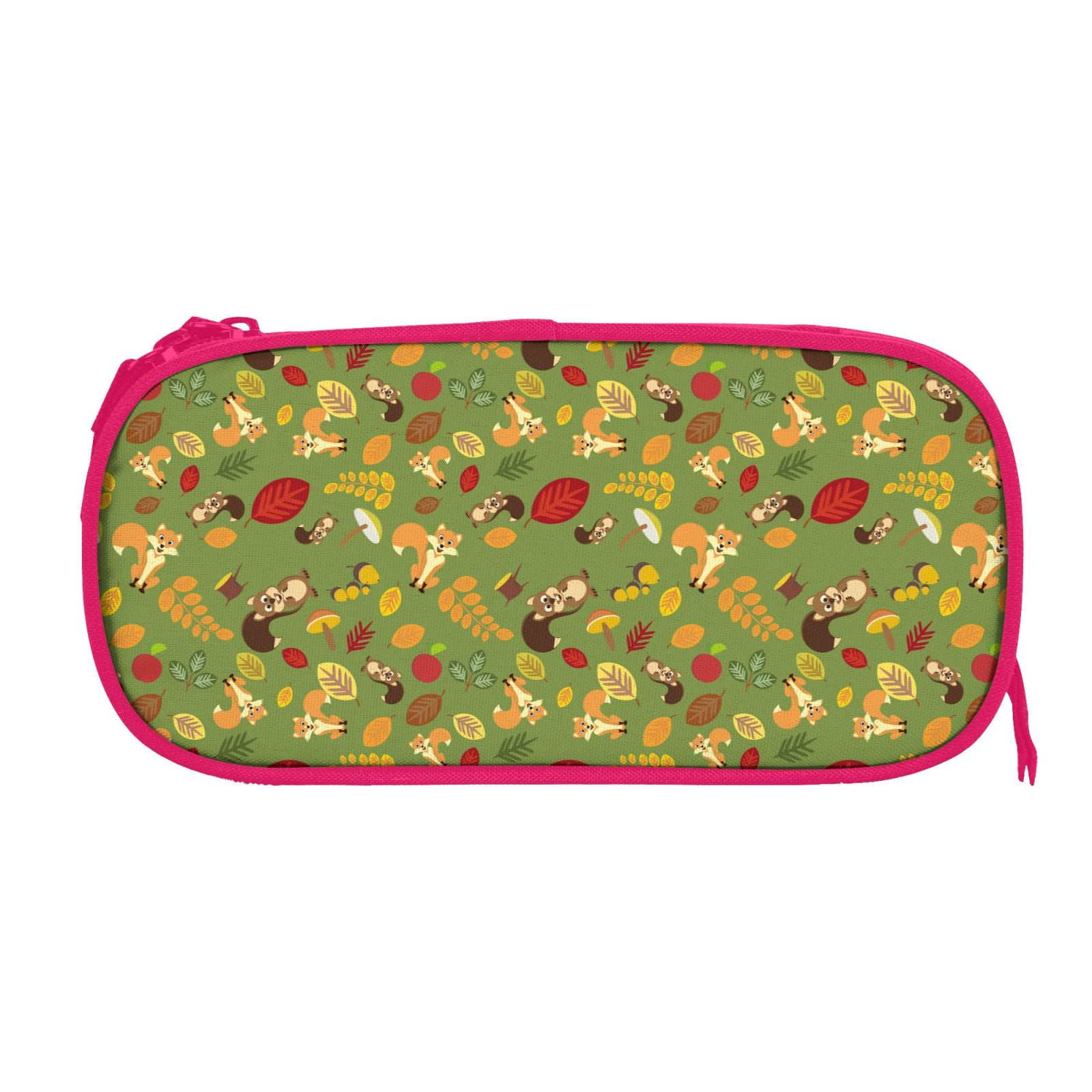 Sigee Squirrel And Fox In The Forest for Portable Pencil Pouch with ...