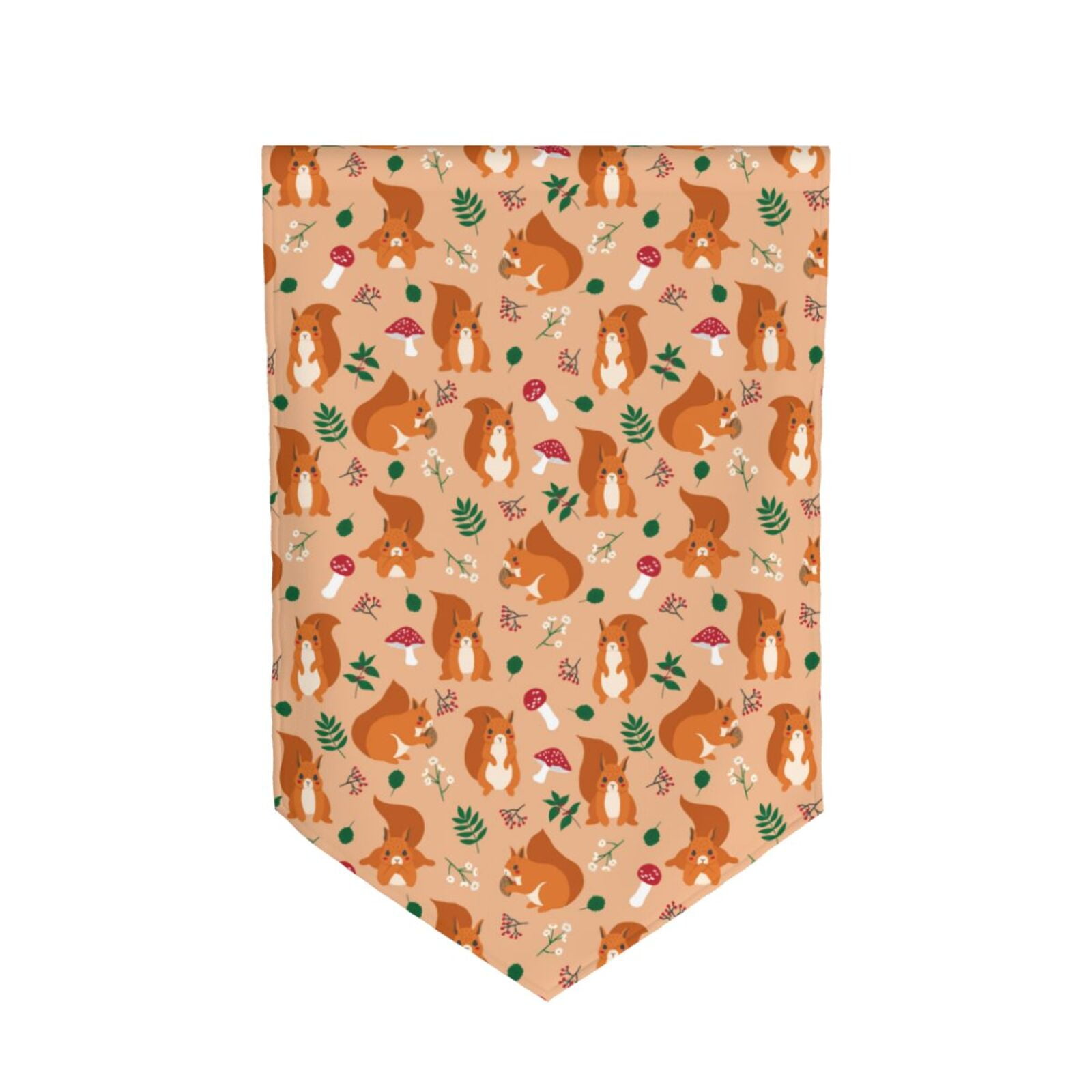 Sigee Squirrel And Mushroom Printed Flag12.5 * 18in Outdoor Yard Flags ...