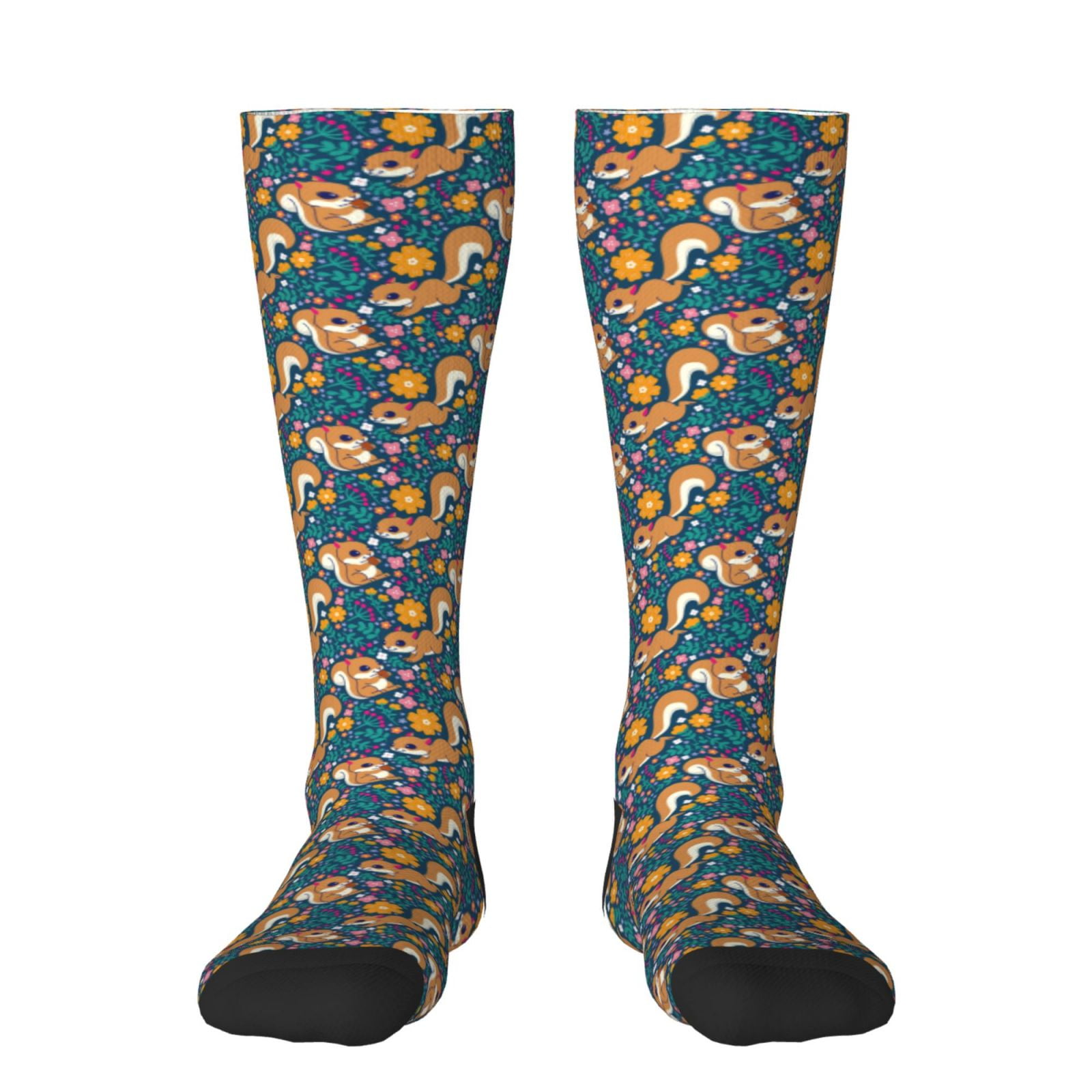 Sigee Squirrel Garden Delight for Socks for Men Women Socks Stocking ...